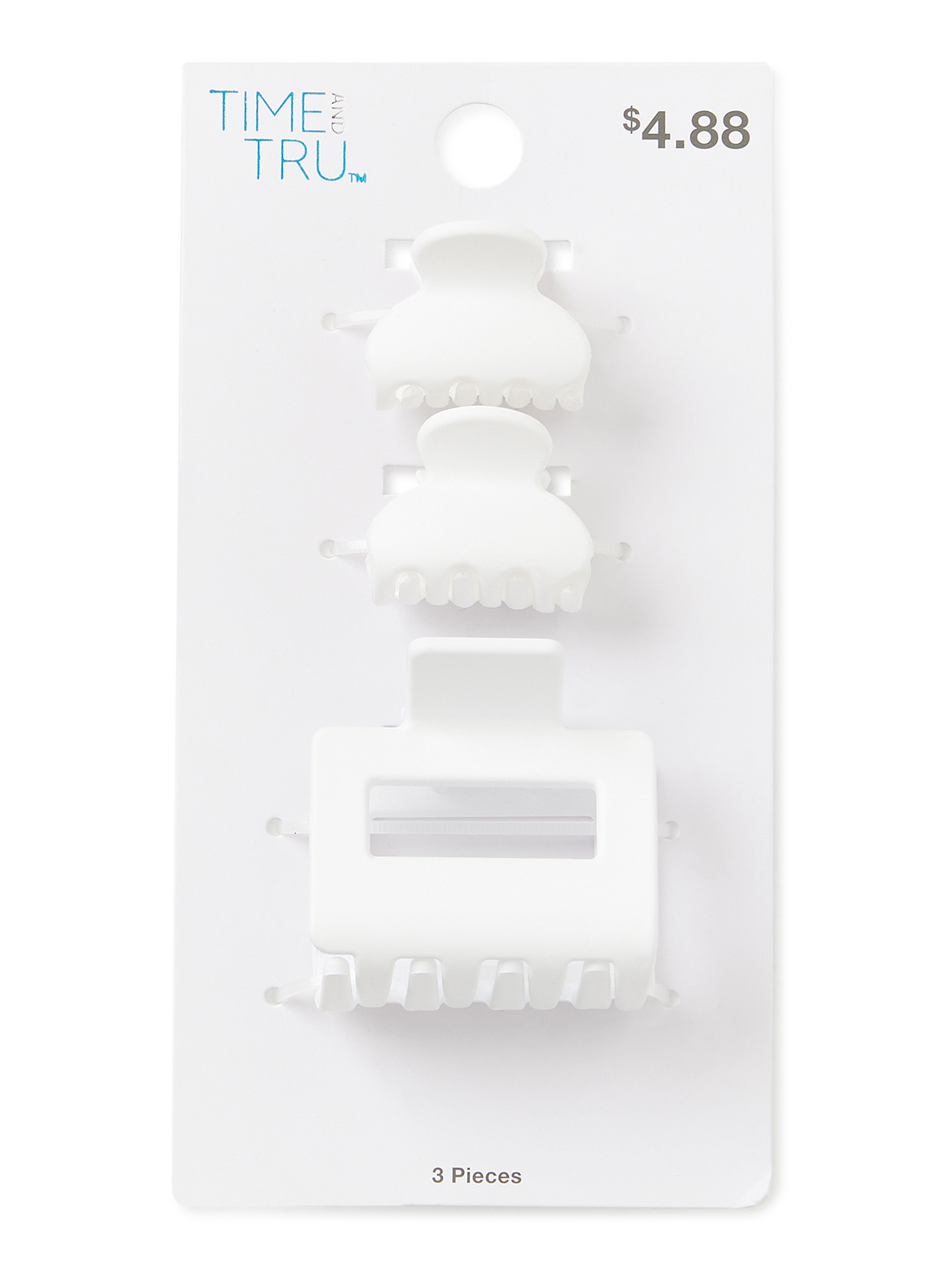 Time And Tru Claw Clips, 3-Pack - Walmart.com
