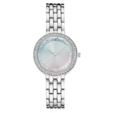 Time and Tru Ladies Blue Ombre Dial Watch, Crystal-embellished Bezel ...