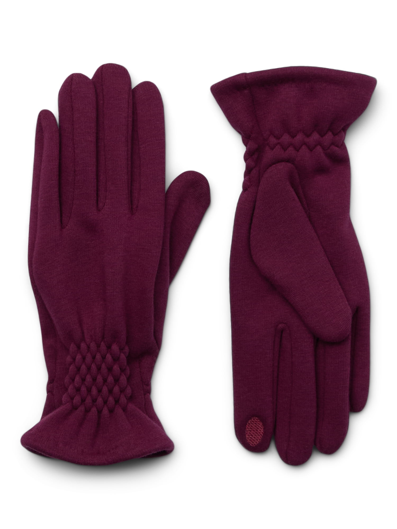 Time and Tru Quilted Cuff Winter Gloves Friendly - Walmart.com