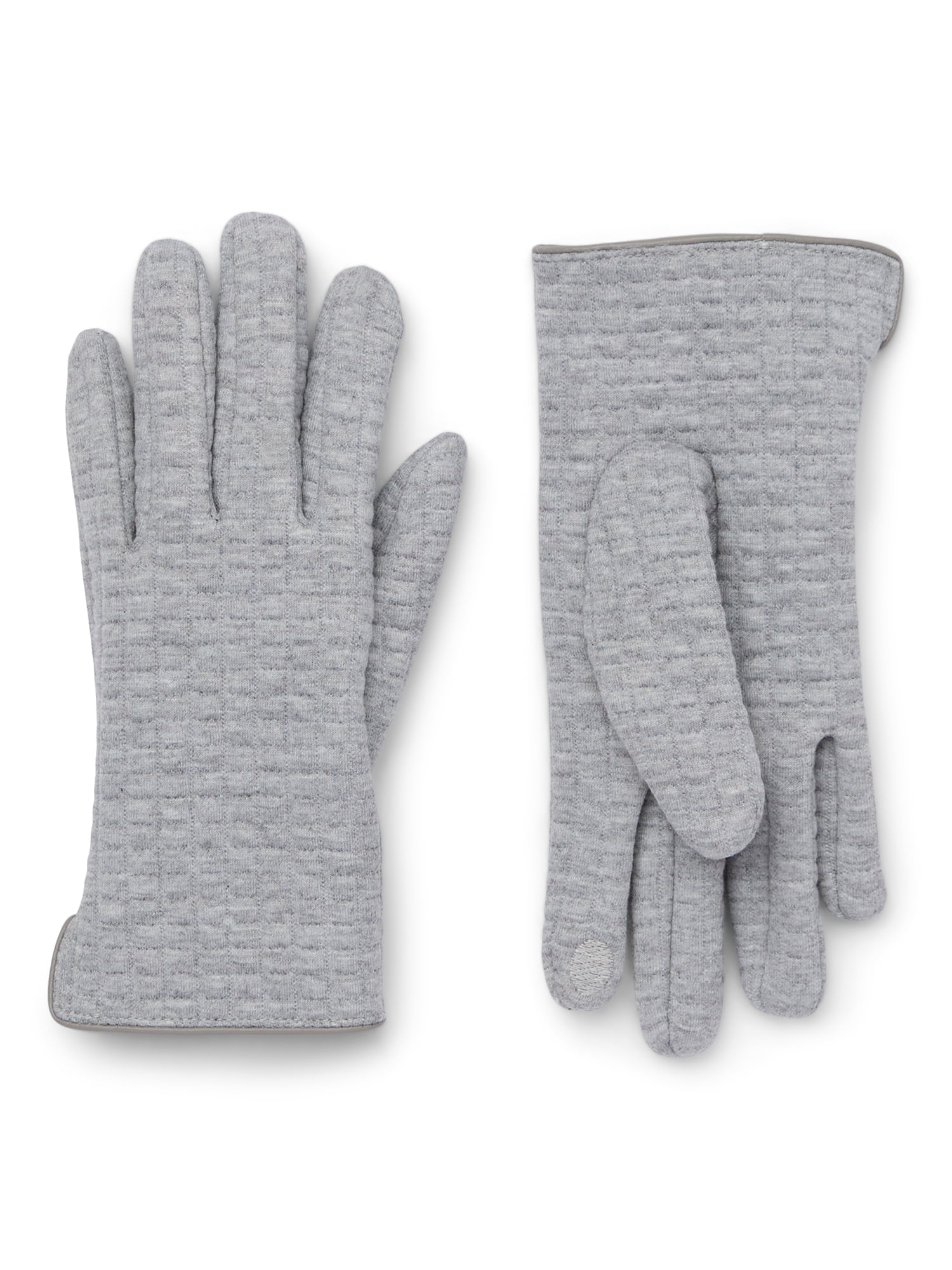 Time and Tru Women's Waffle Textured Winter Gloves with Lining, L/XL ...