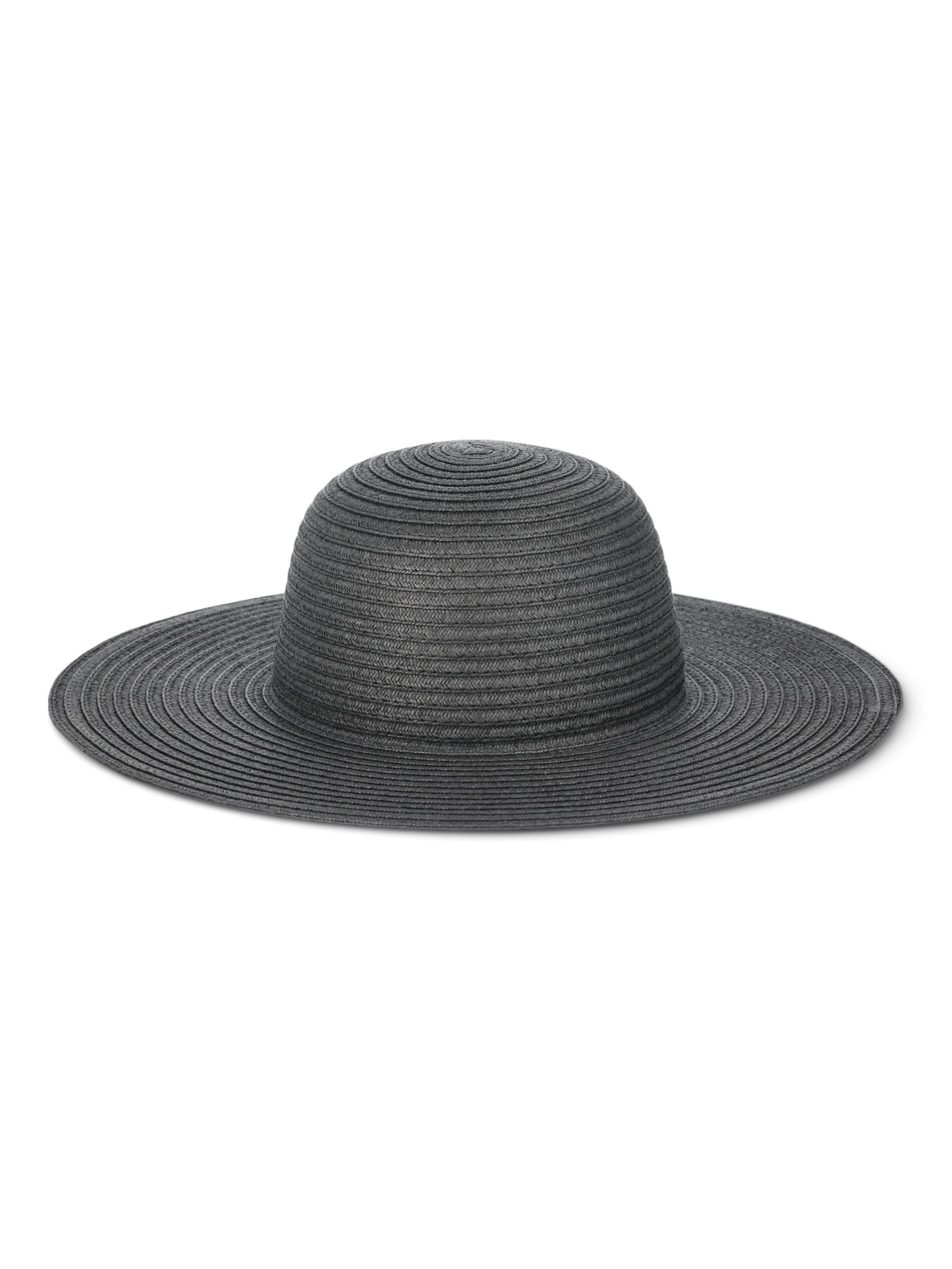 Time and Tru Women's Floppy Hat, Light Natural, Adjustable, Wide Brim ...