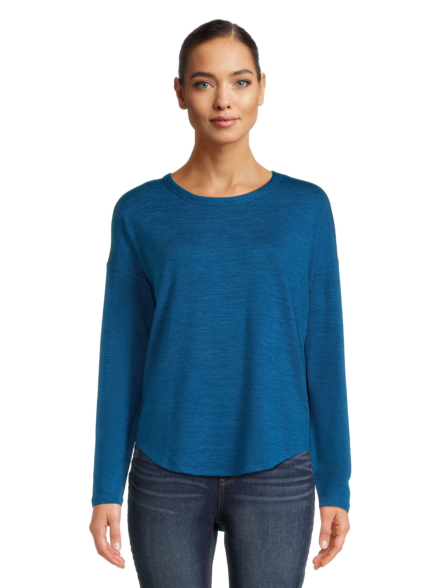 Time And Tru Women's Hacci T-Shirt - Walmart.com