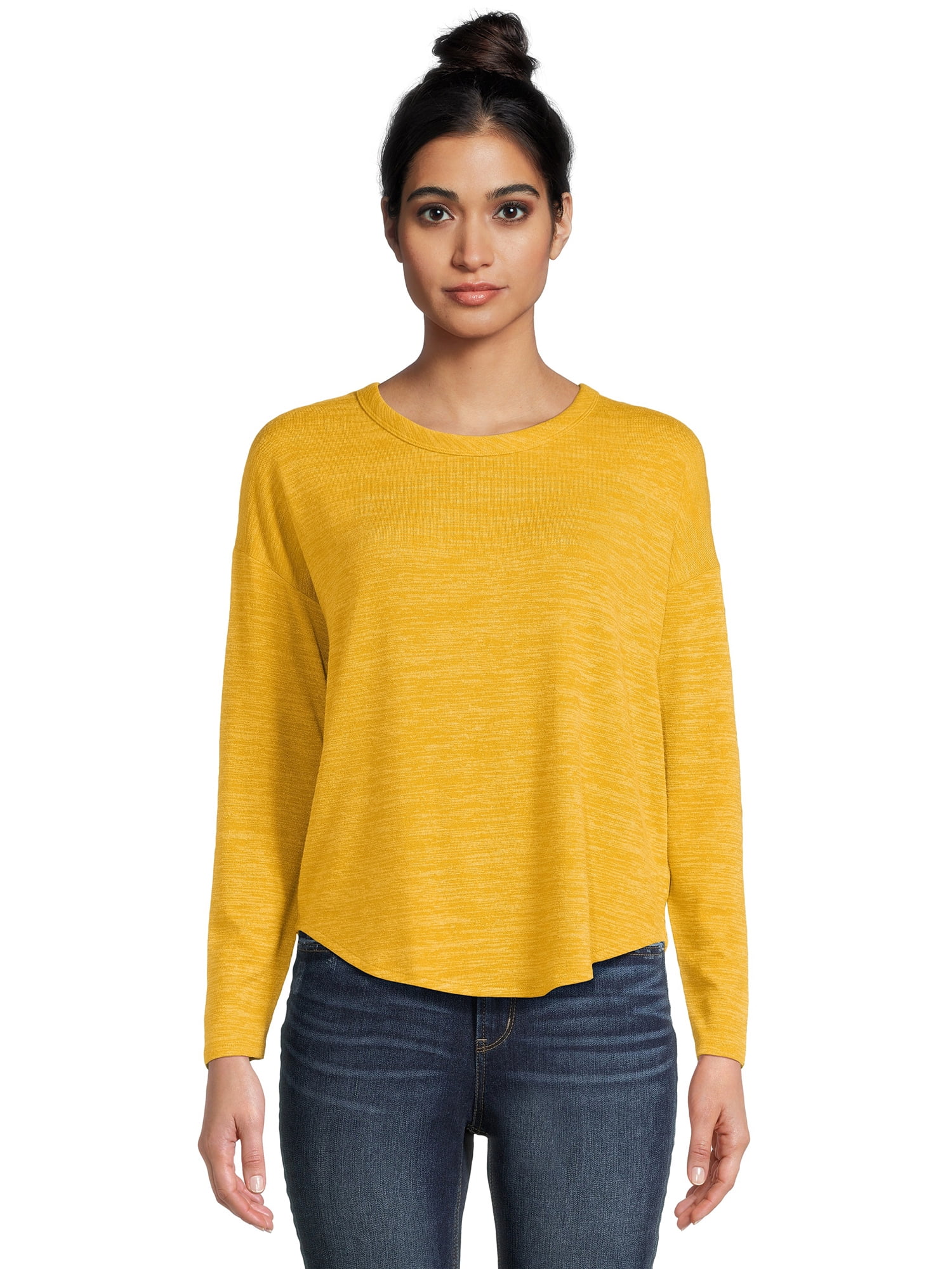 Time And Tru Women's Hacci T-Shirt - Walmart.com