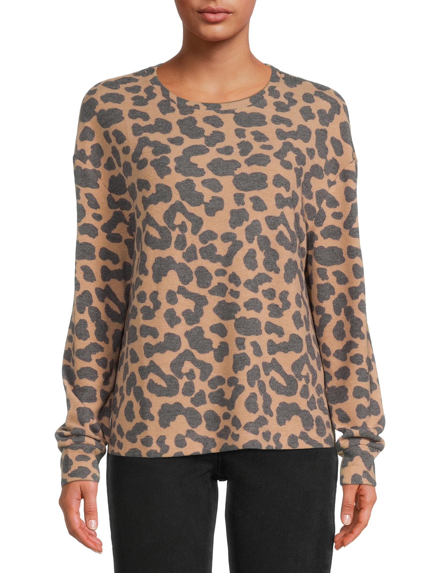 Time And Tru Women's Hacci Top - Walmart.com