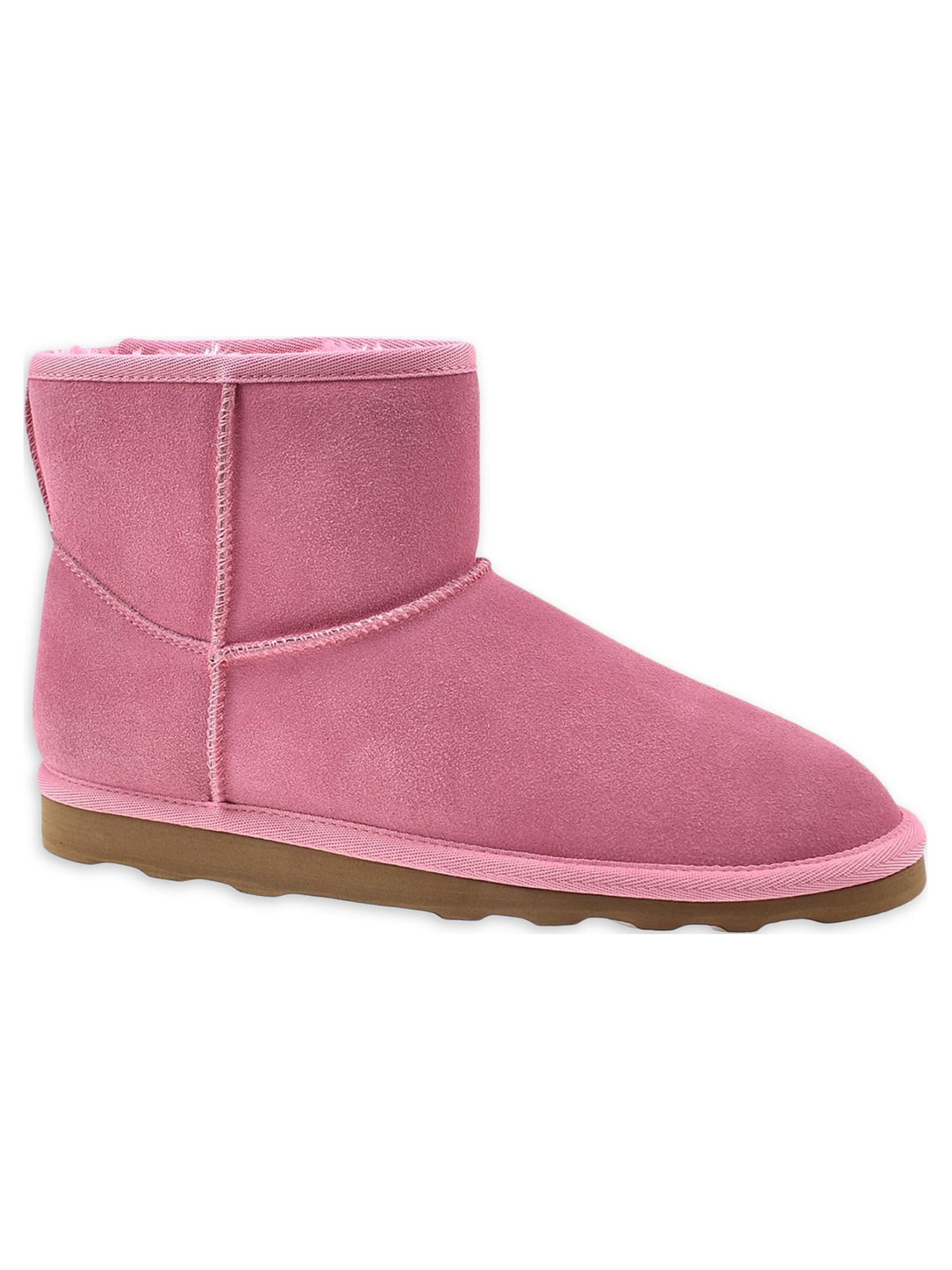 Time And Tru Women's Mini Suede Boots - Walmart.com