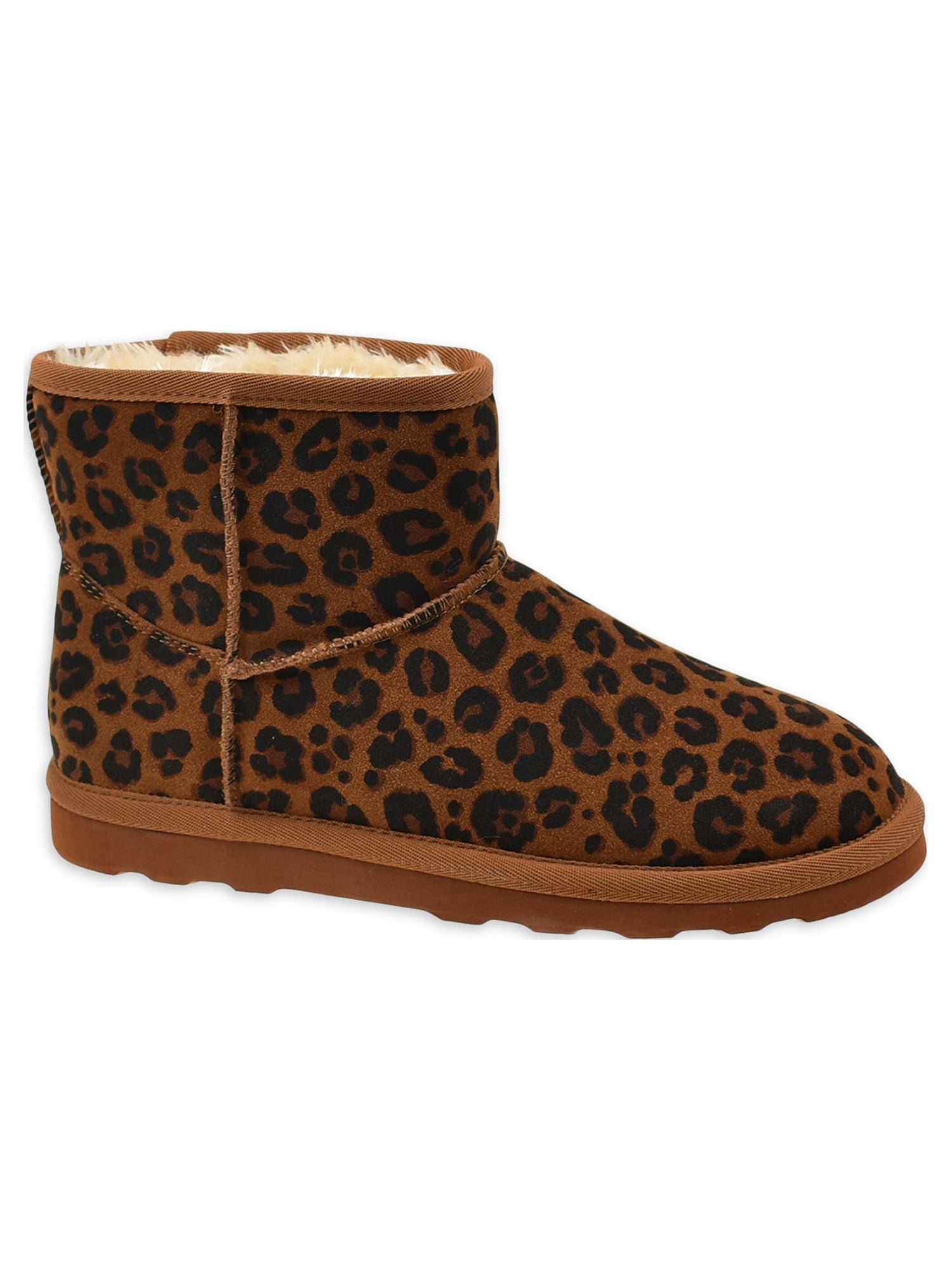 Time And Tru Women's Mini Suede Boots - Walmart.com