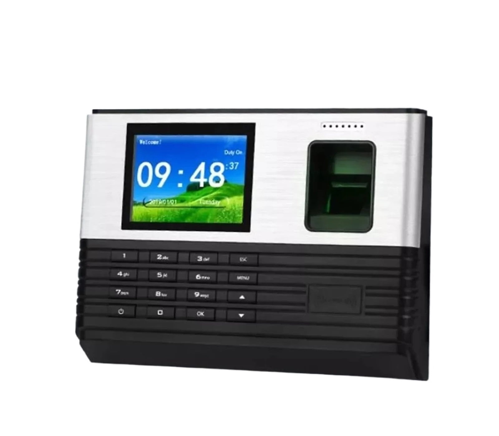 Time Attendance Machine 125KHz RFID Card Finrprint Time Recorder Office ...