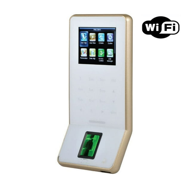 Time Attendance Machine F22 TCP/IP USB Fingerprint Door Access Control System Color Screen ...