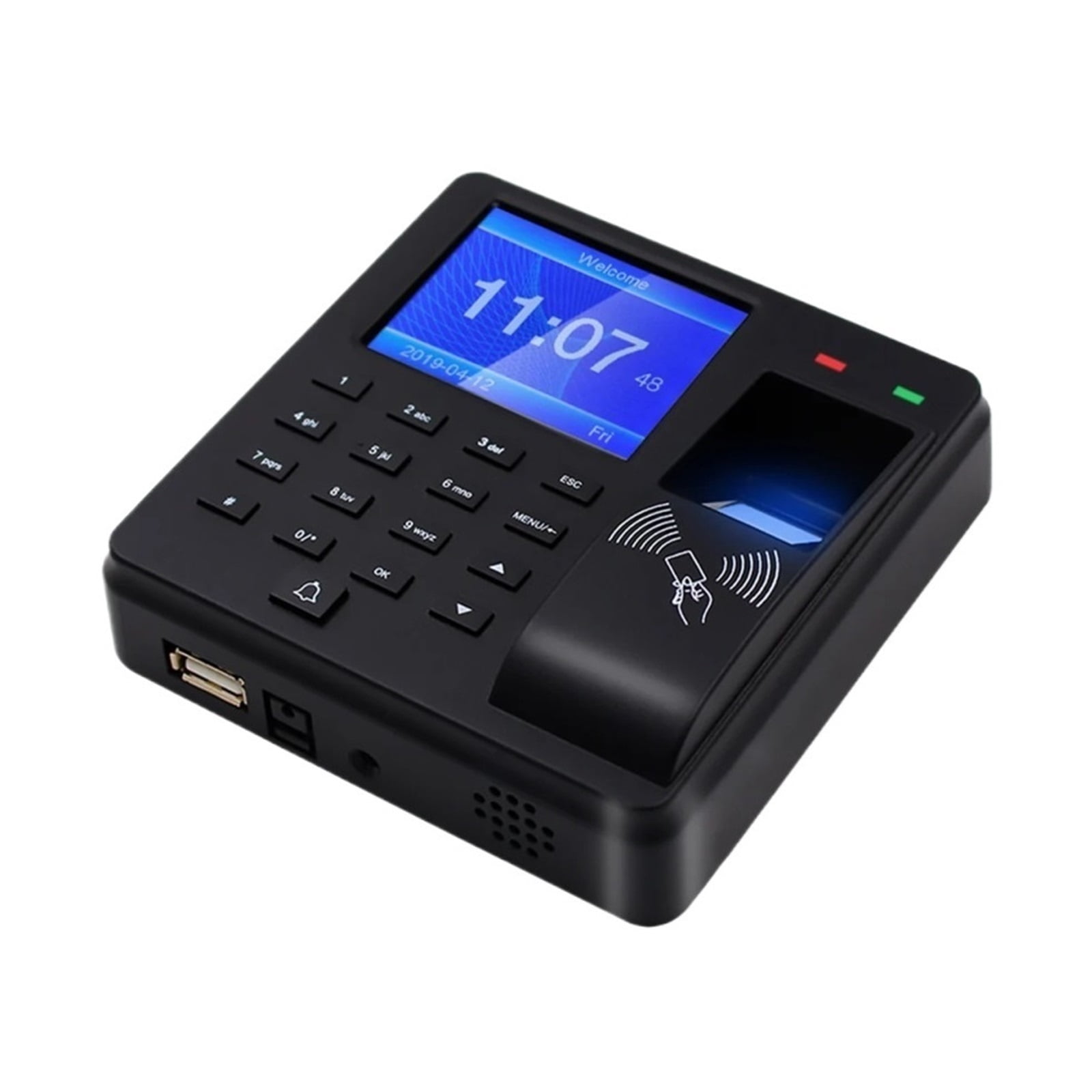 Time Attendance Machine Fingerprint/Password/ID Card Recognition 2.4 Inch Display Screen ...