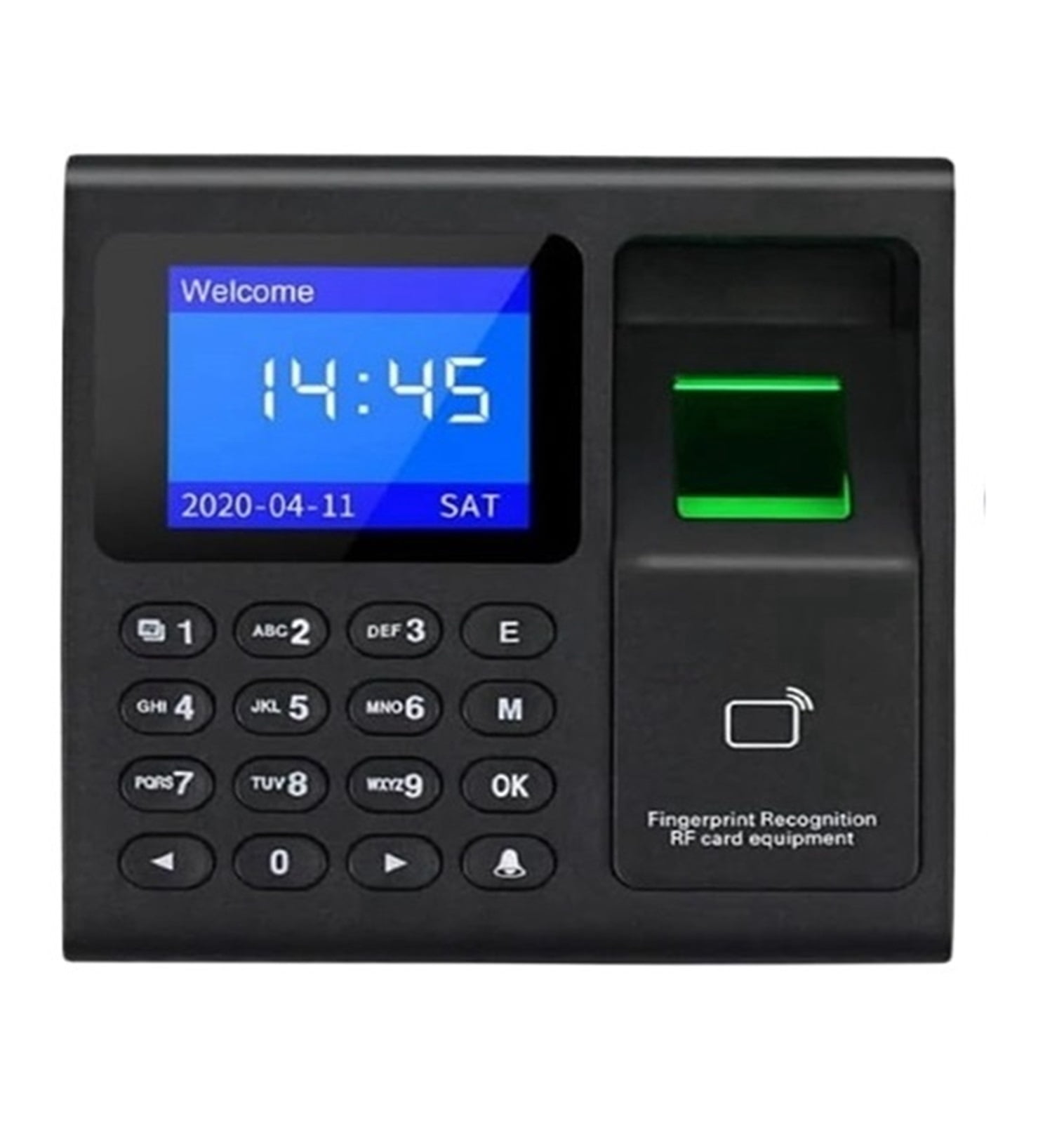Time Attendance Machine Fingerprint Password Time Clock For Employee With Finger Scan, RFID And ...