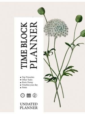 Time-Block Planner : Increase your productivity, and gain clarity on ...