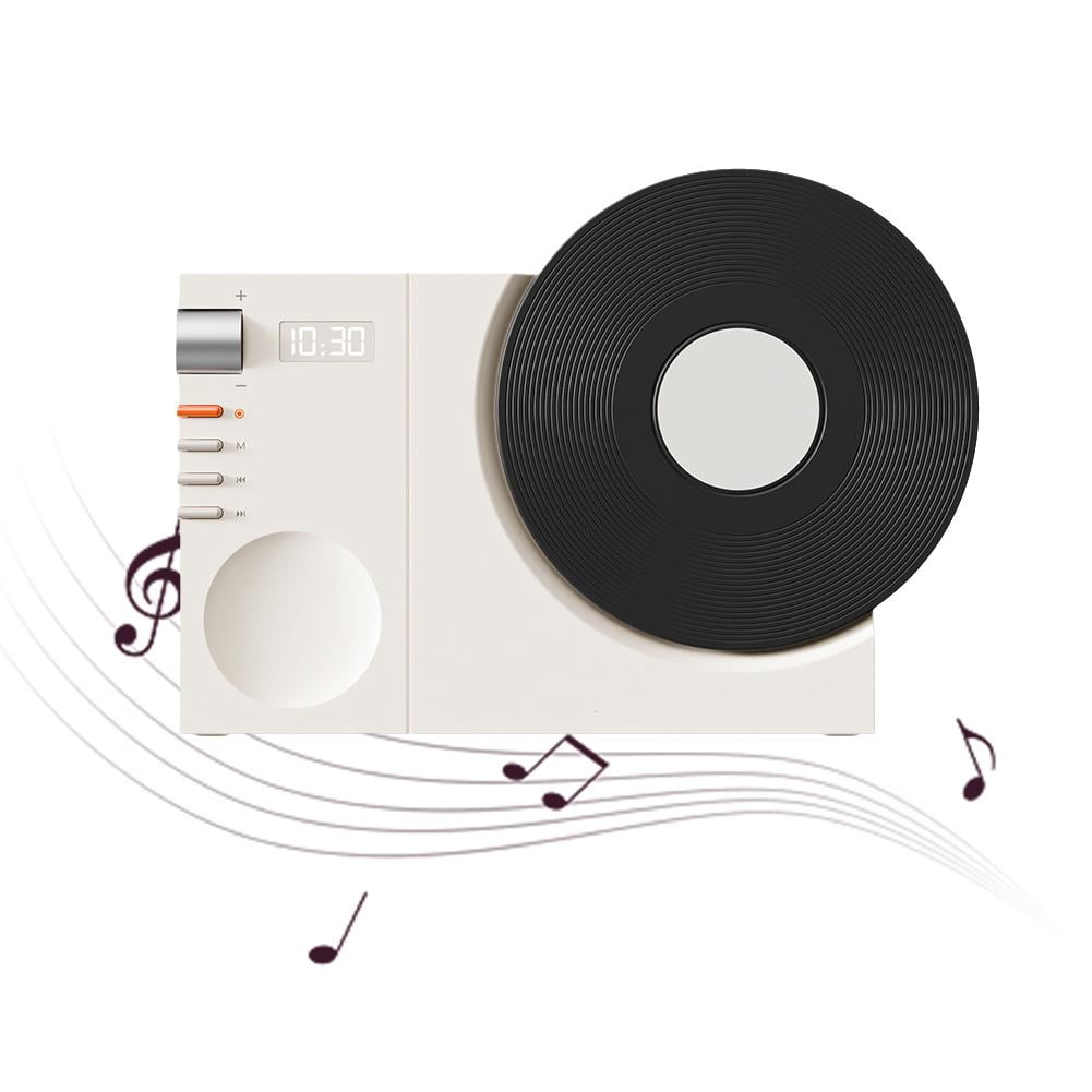 Time Bluetooth Speaker Desktop Retro subwoofer Rotating Gift Hot Z0 ...