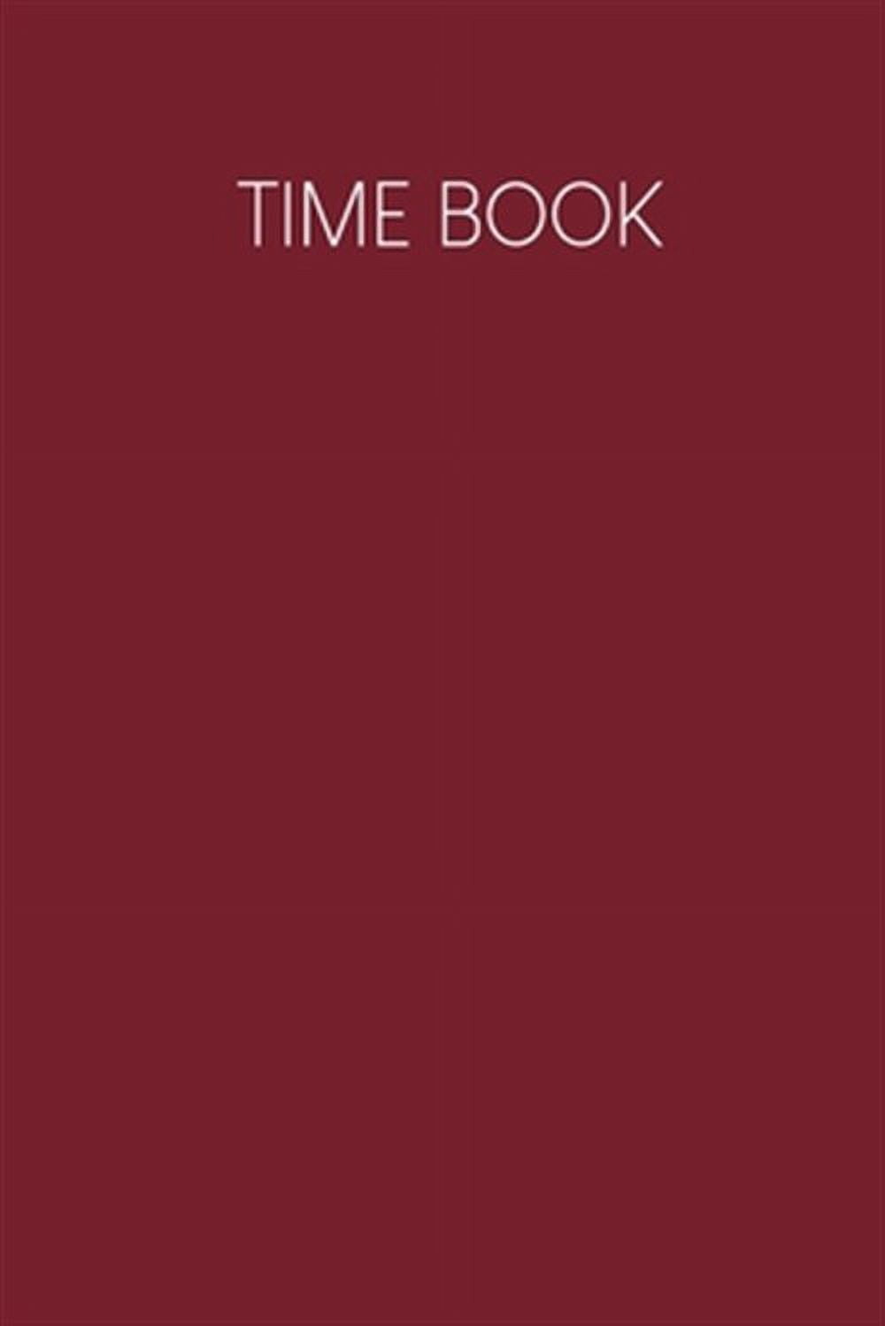 Time Book: Weekly timesheets to complete for 2 years - Design: Red ...