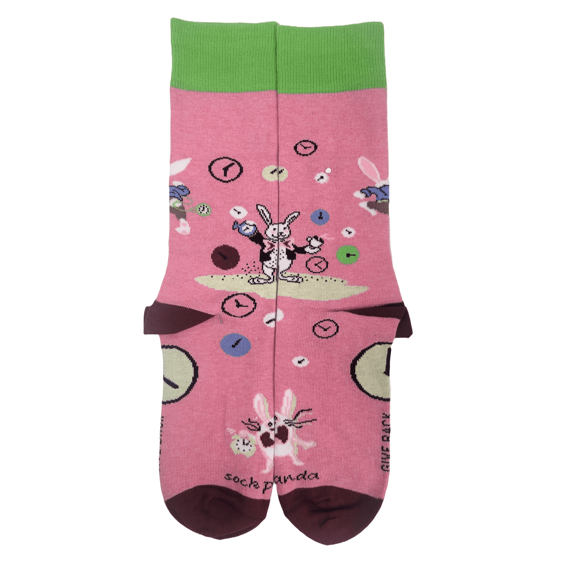 Time Bunny Rabbit Socks from the Sock Panda (Adult Medium - Women's ...