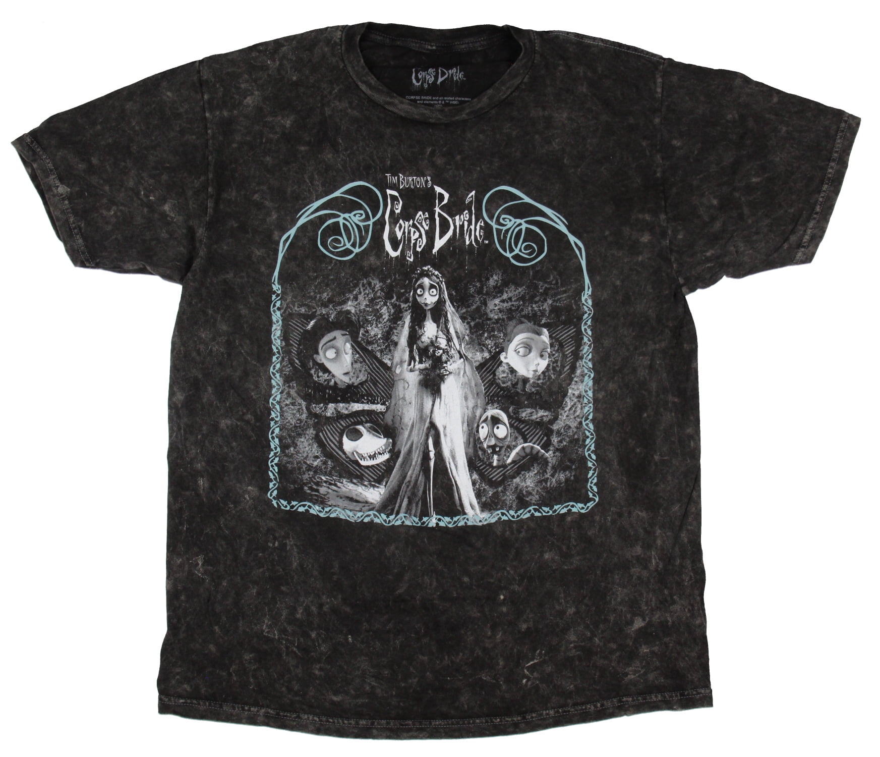 Tim Burton's Corpse Bride Women's Emily Bride to Be Boyfriend T-Shirt ...