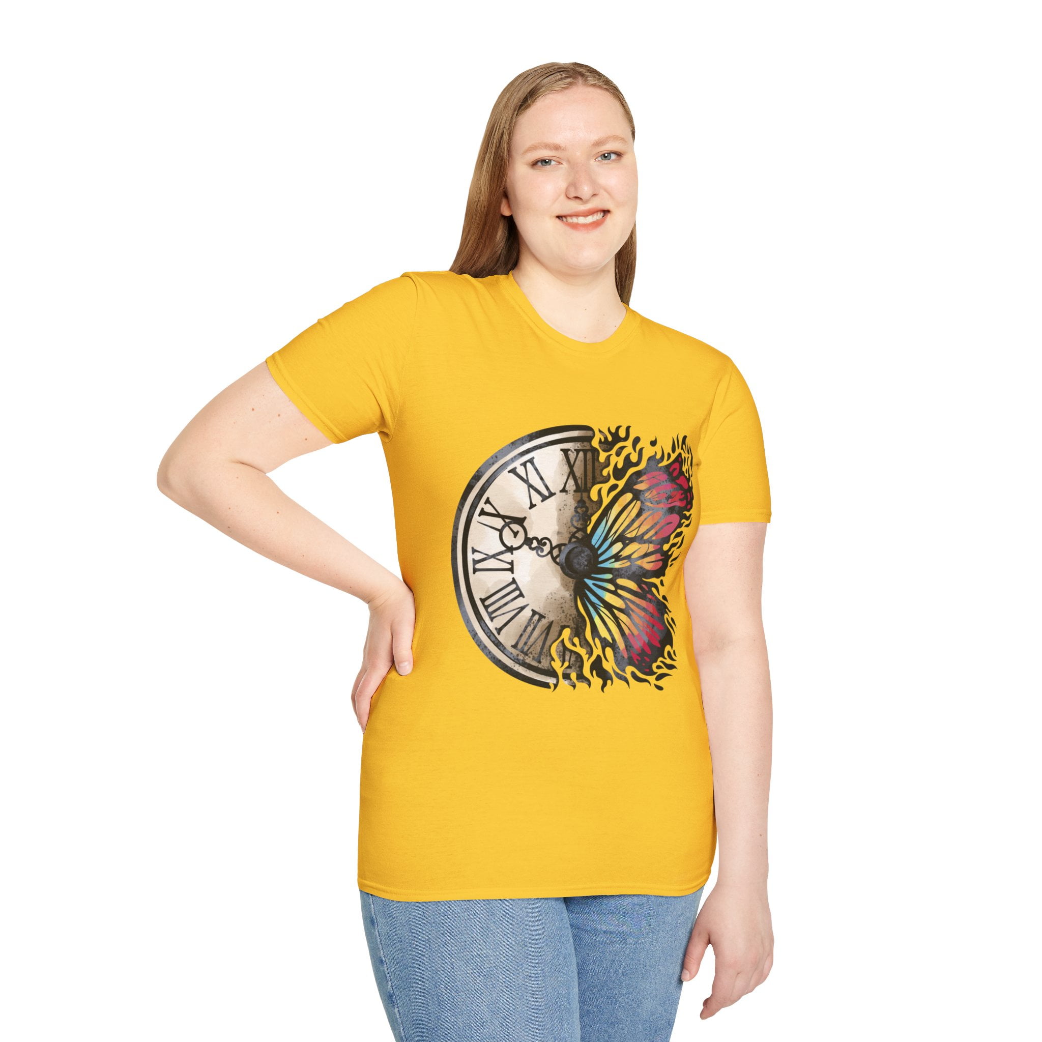 Time Butterfly Flies Graphic Novelty Men Women Phases - Walmart.com