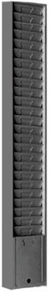 Time Card Holder Rack, Metal, Model 182, 25 Pockets for 7-1/2" Tall ...
