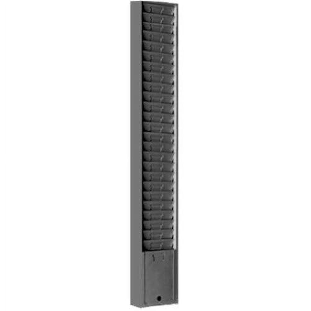 Time Card Holder Rack, Steel, Model 158, 25 Pockets/Slots for 8-1/2 ...