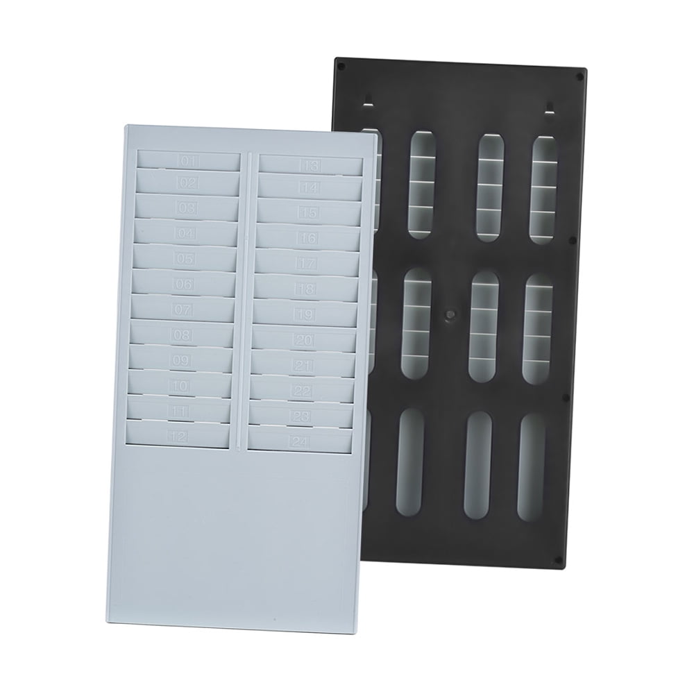 Time Card Holder,Wall Mount 24 Huiop Time Time Attendance Punch Time ...