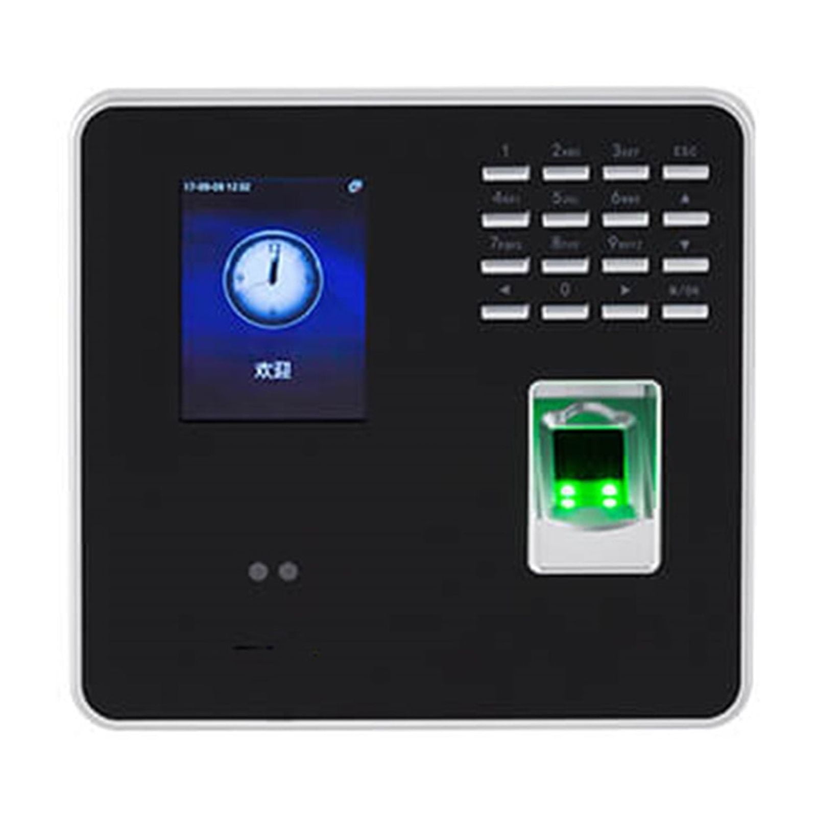 Time Card Machine, 2.8inch TFT Color Screen Face And Fingerprint Time Attendance Clock Machine ...