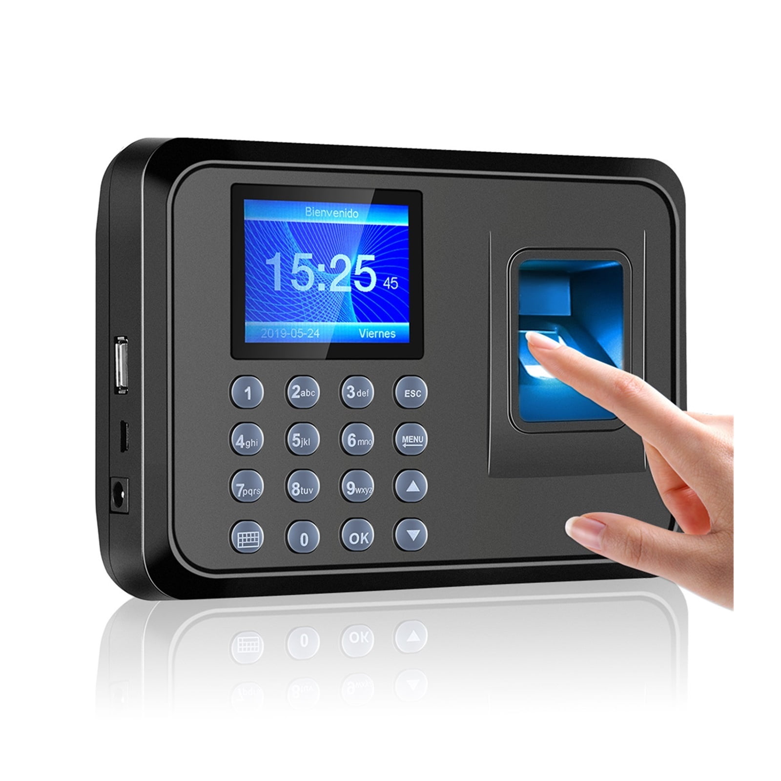 Time Card Machine, Biometric Fingerprint Password Recognition Device ...