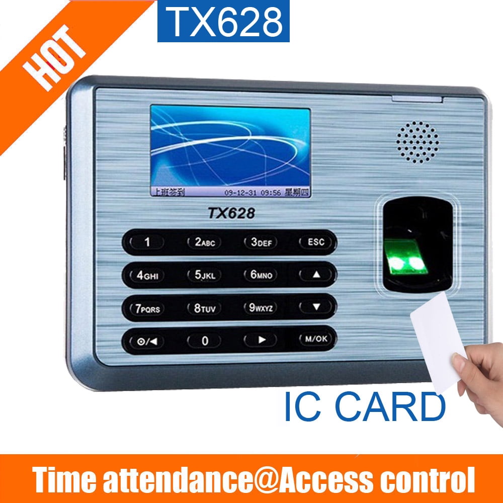 Time Card Machine, TX628 Time Attendance Machine TCP/IP Webserver ...
