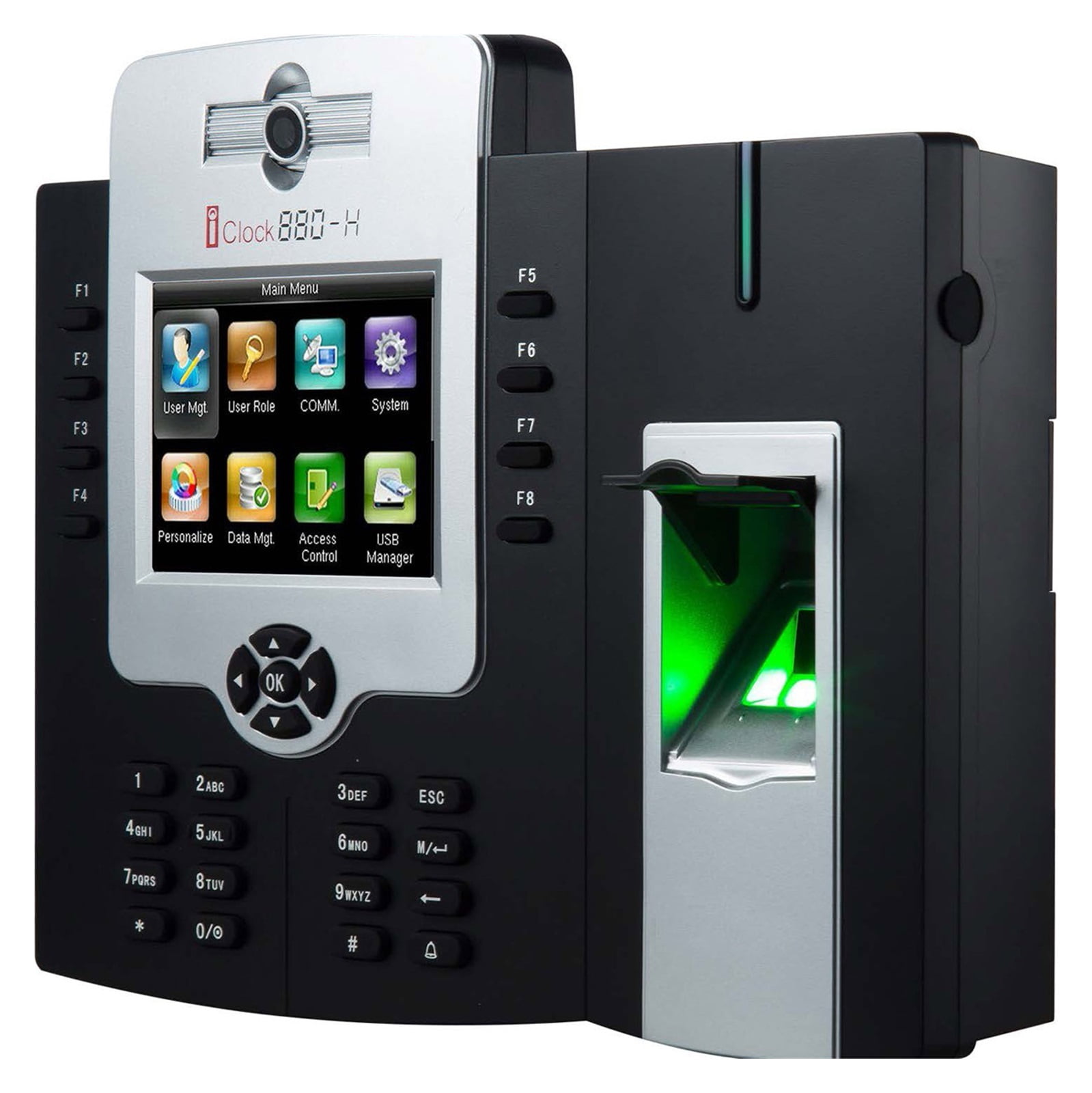 Time Card Machine, Tcp/Ip Fingerprint Card Time Attendance Machine With ...