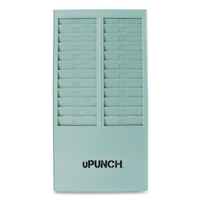 Time Card Rack - 24 Pockets - Gray - Walmart.com