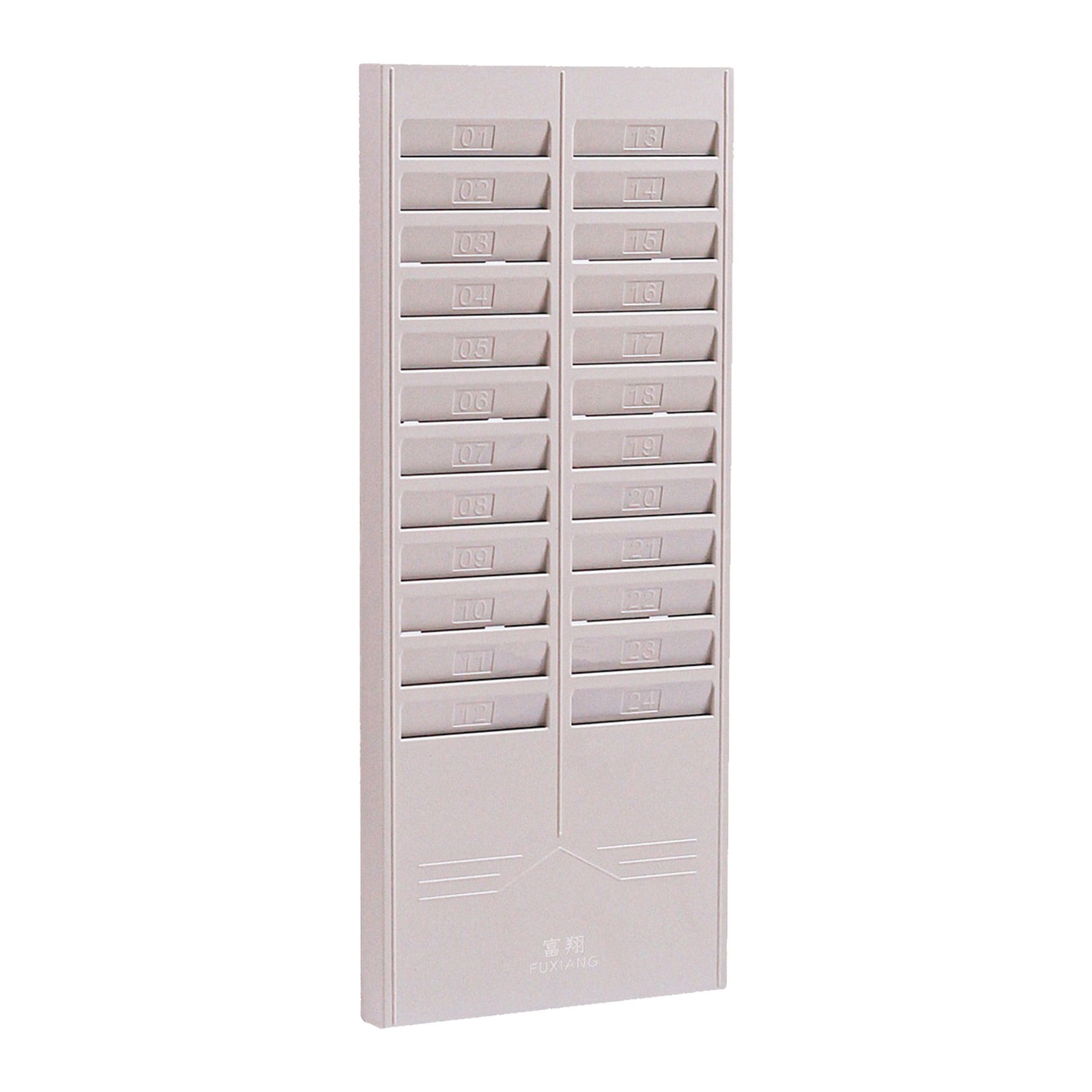 Time Cards Rack Retractable Time Card Holder with 24-Pocket,Plastic ...
