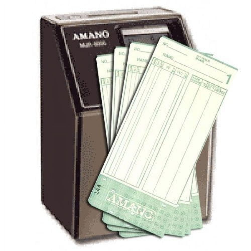 Time Cards for the Amano MJR-8000 Time Clock - Walmart.com
