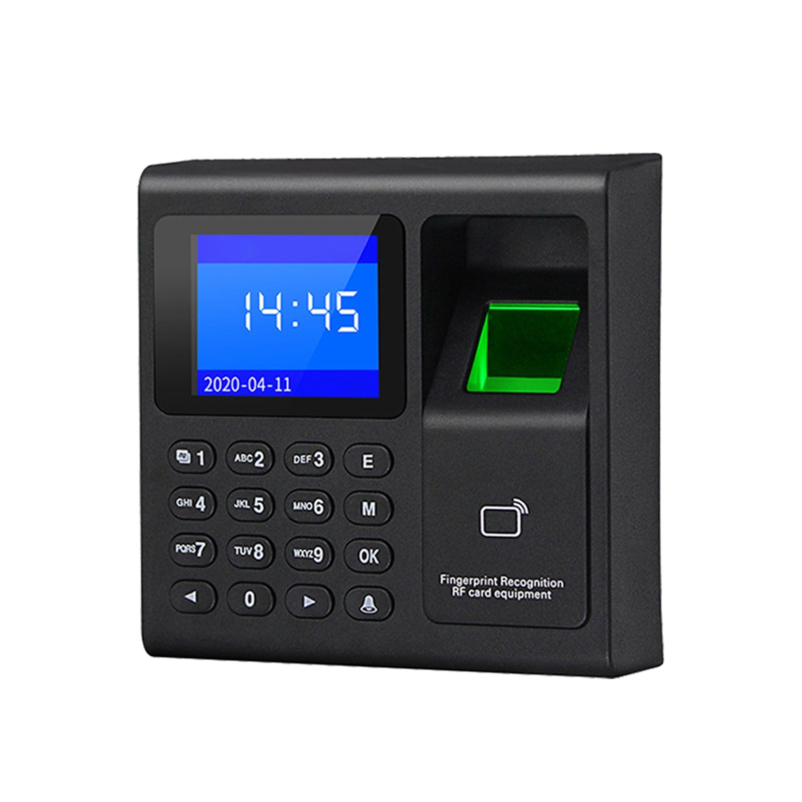 Time Clock, 1000 Users Biometric Fingerprint Scanner RFID EM Access ...