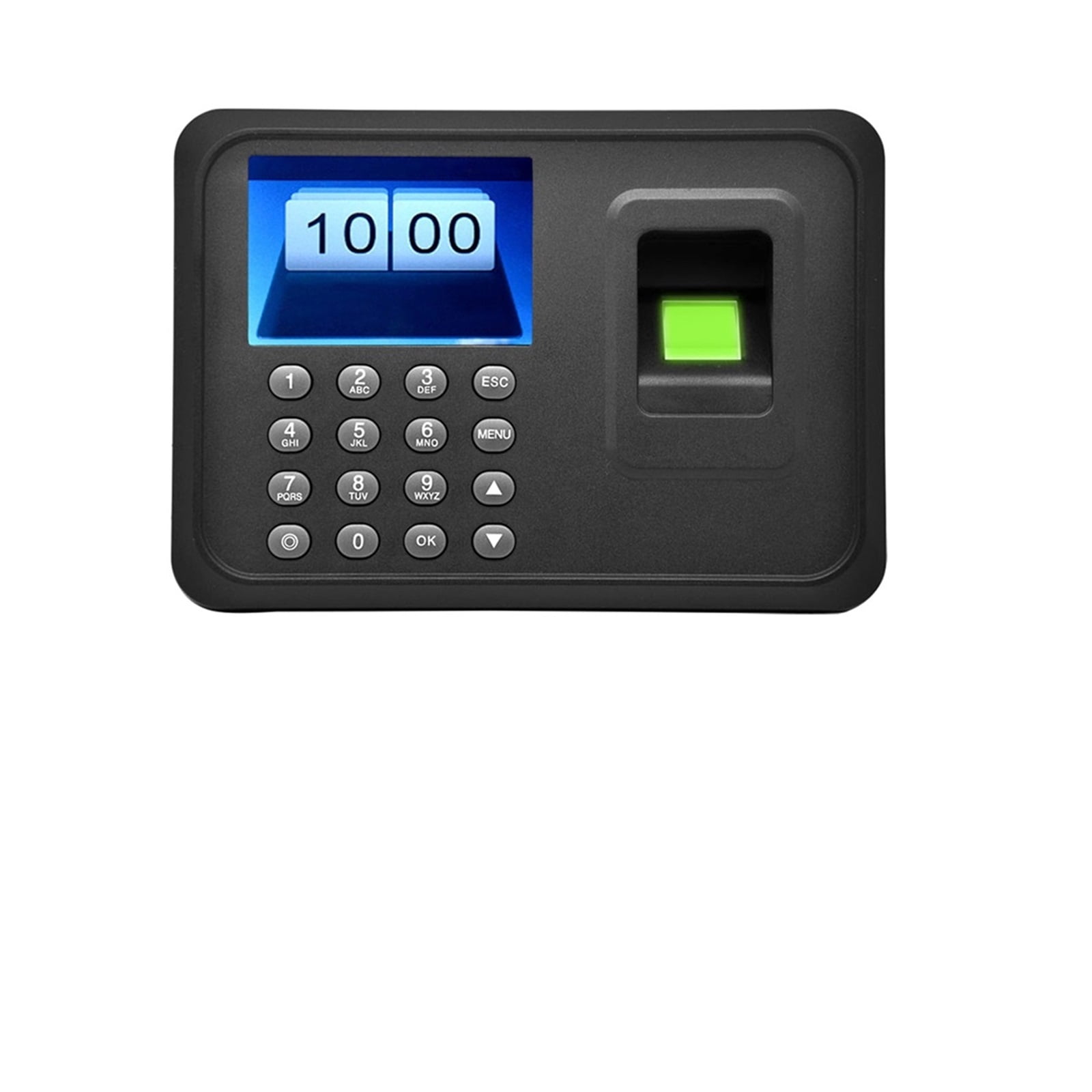 Time Clock, 2.4'' TFT LCD Display Biometric USB Fingerprint Attendance ...
