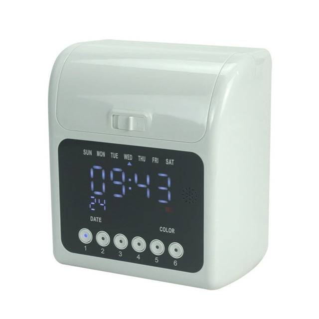 Time Clock,Attendance Machine Clock Paper Card Clock Machine ...