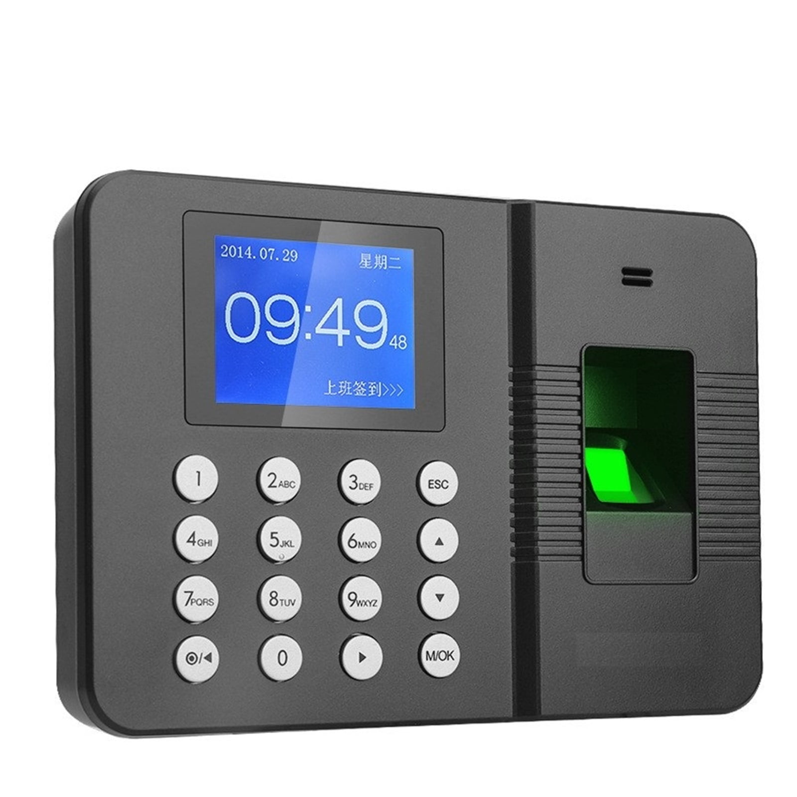 Time Clock,Attendance Machine Work Punch Card Machine Fingerprint ...