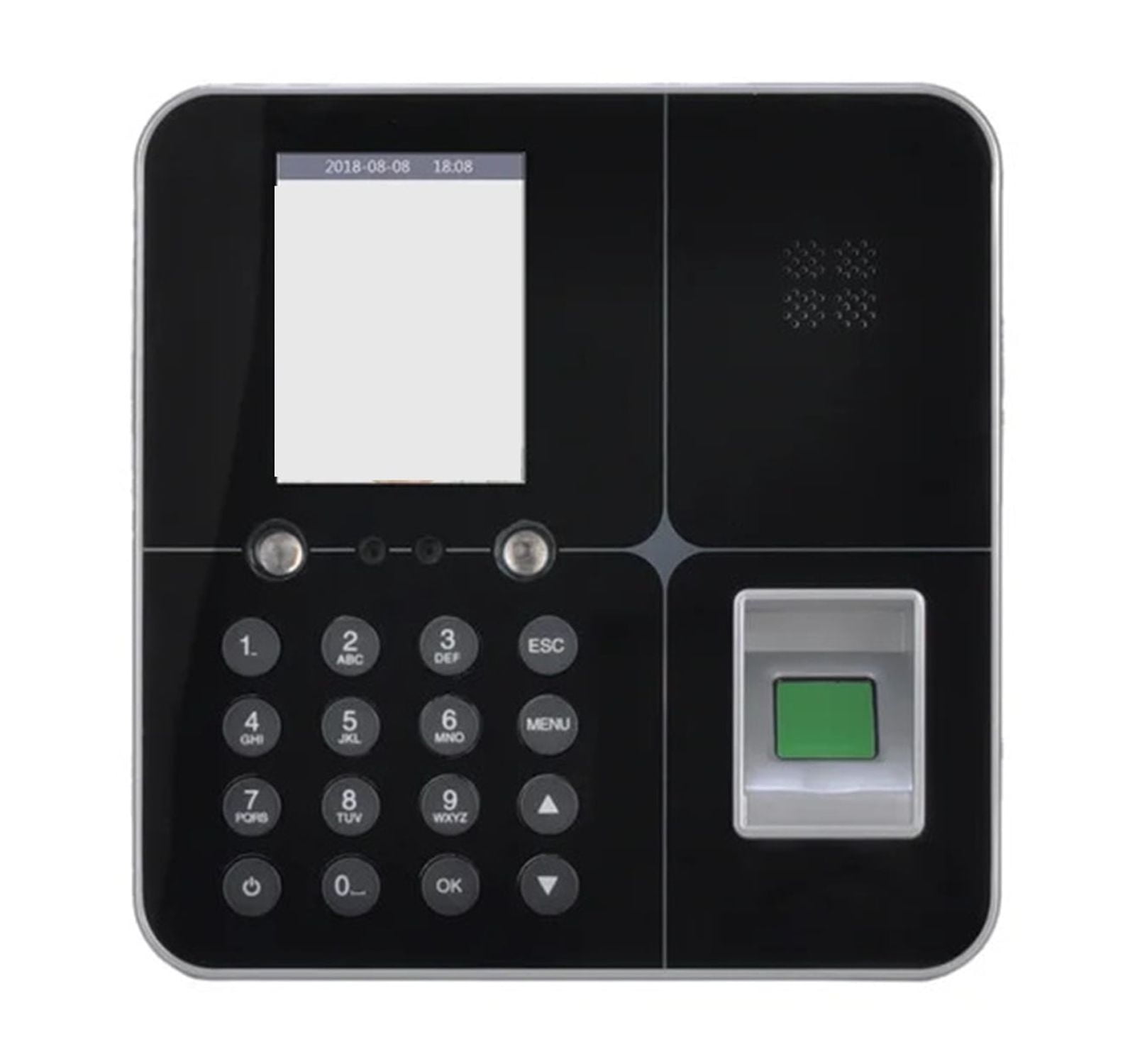 Time Clock,Attendence Machine 2.8Inch Dual Camera Face&Fingerprint Time ...
