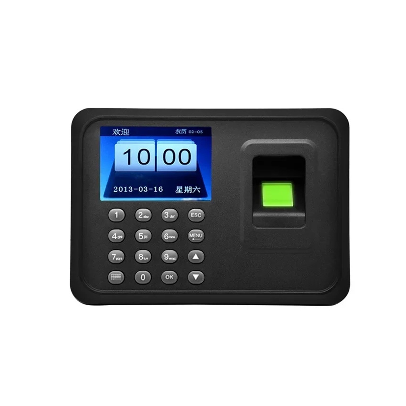 Time Clock,Attendence Machine A6 Biometric Attendance System USB ...