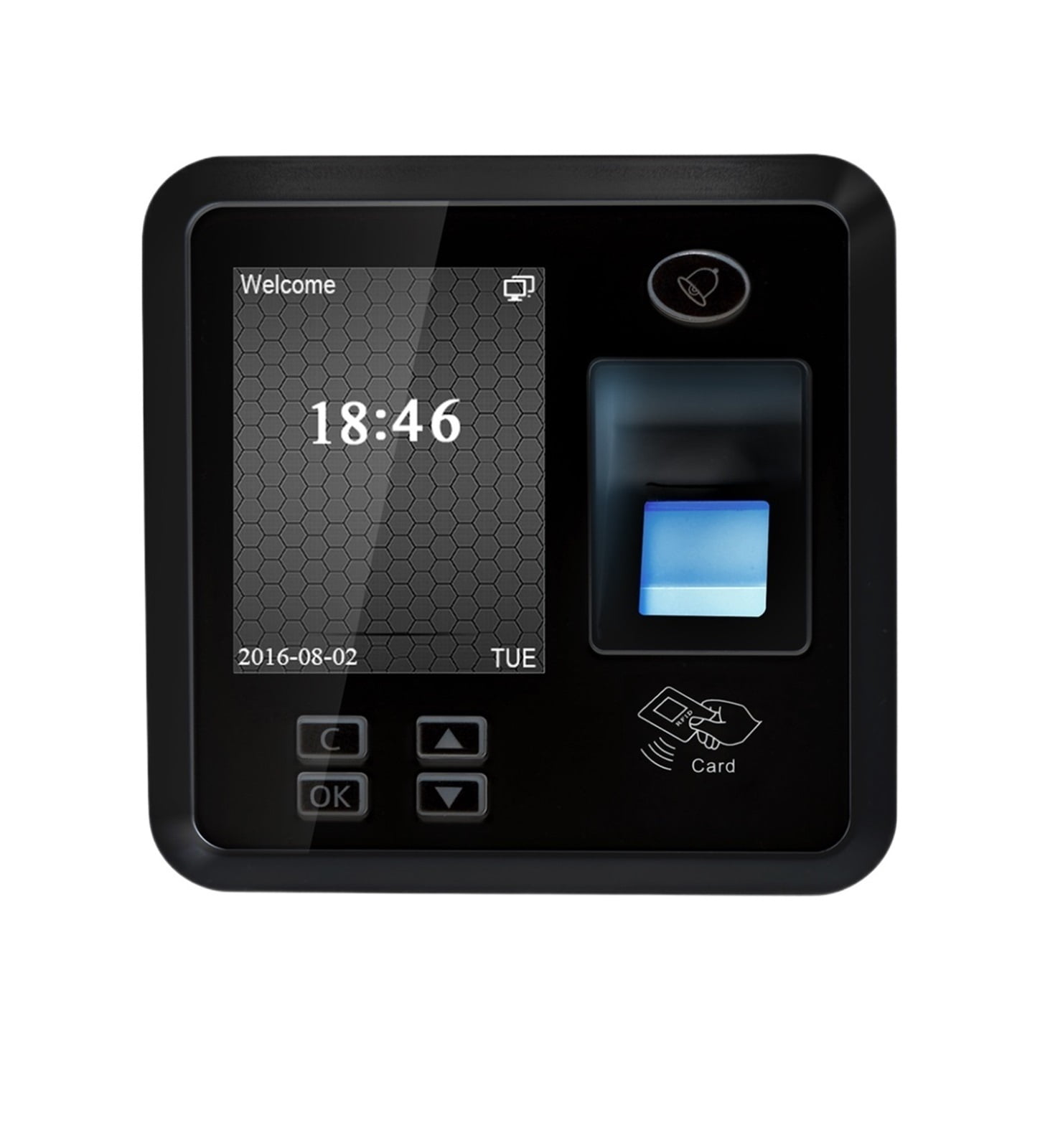 Time Clock,Attendence Machine Biometric Door Lock Fingerprint Time ...