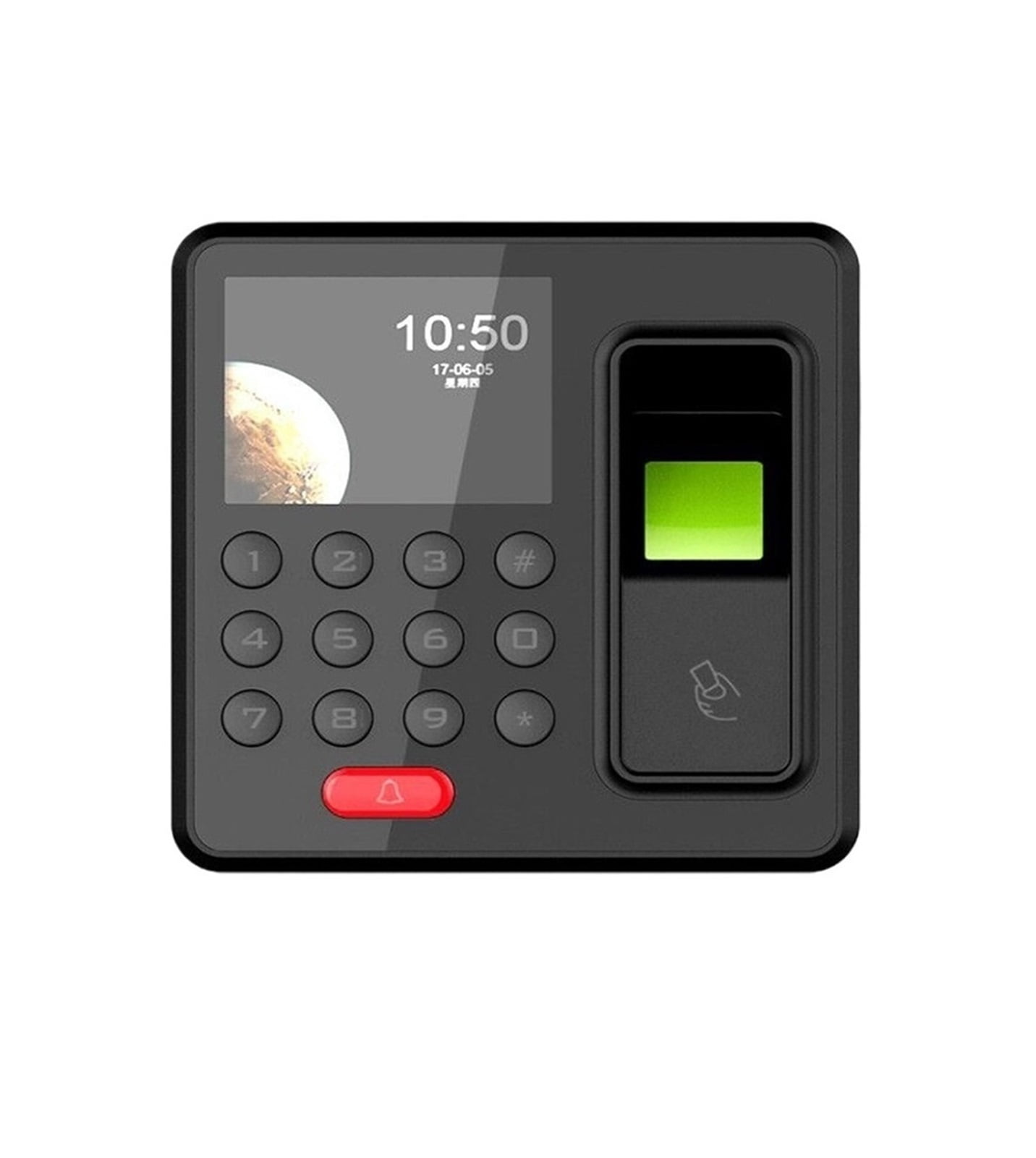 Time Clock,Attendence Machine Employee Attendance Biometric Fingerprint ...