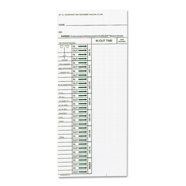 Time Clock Cards For Pyramid Technologies 1000/2000, Two Sides, 3.5 X 9 ...