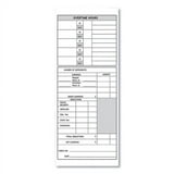 Time Clock Cards For Pyramid Technologies 1000/2000, Two Sides, 3.5 X 9 ...