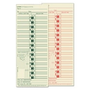 TOPS Time Card for Cincinnati/Simplex, Weekly, 3 1/2 x 10 1/2, 500/Box ...