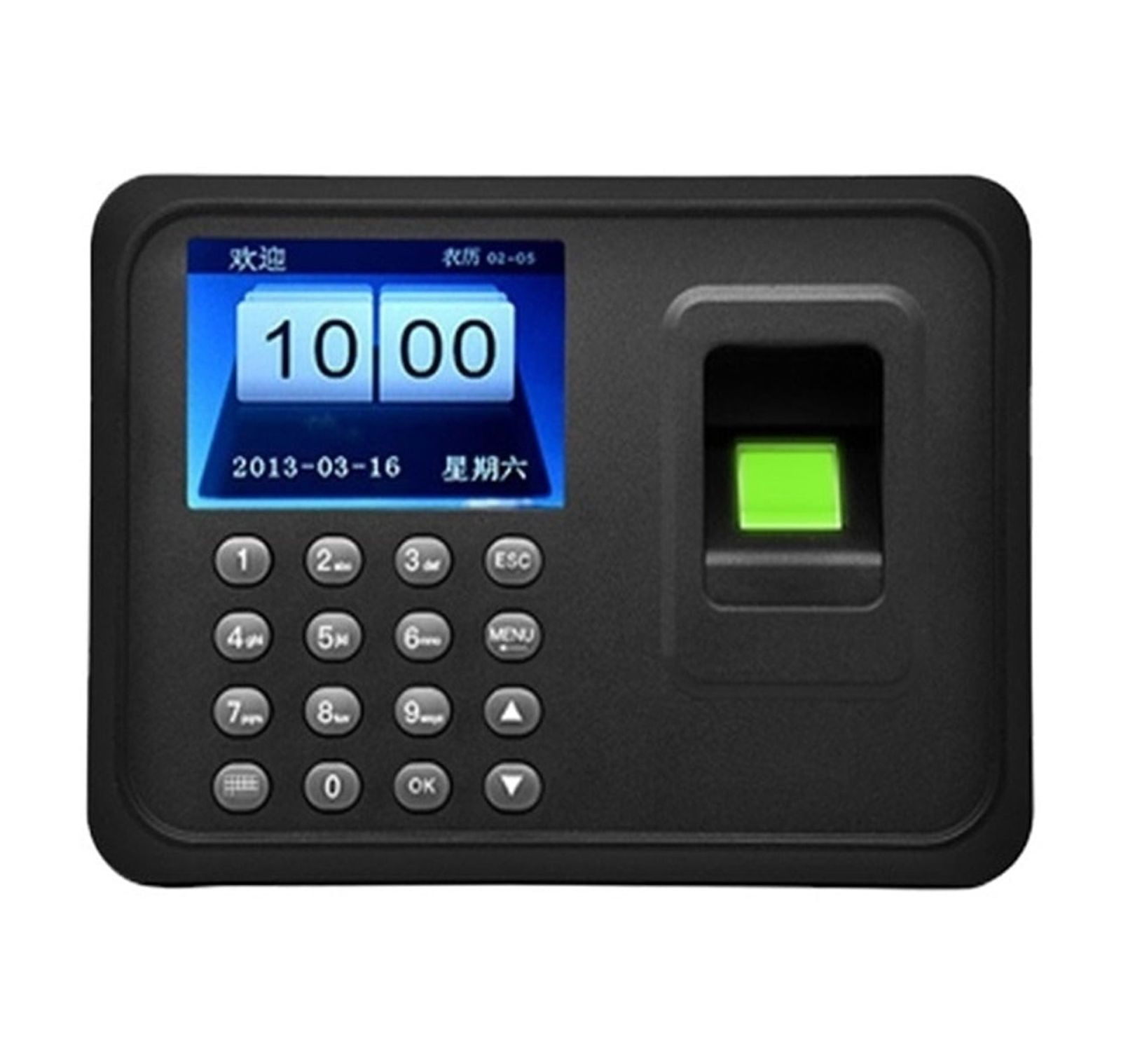 Time Clock,Employee Work Equipment Biometric Fingerprint Attendance ...