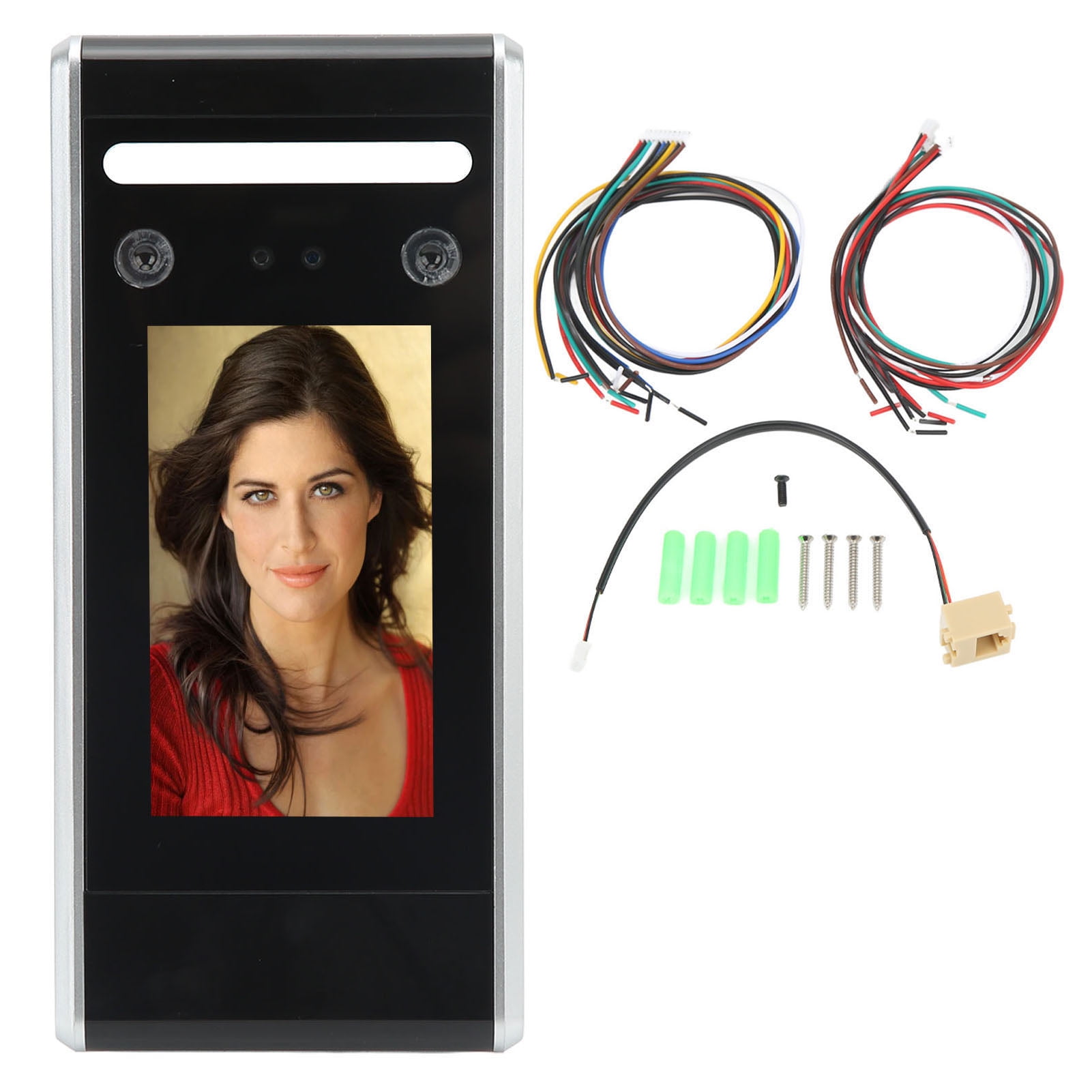 Time Clock Face Recognition Password Attendance Machine 4.3in ...