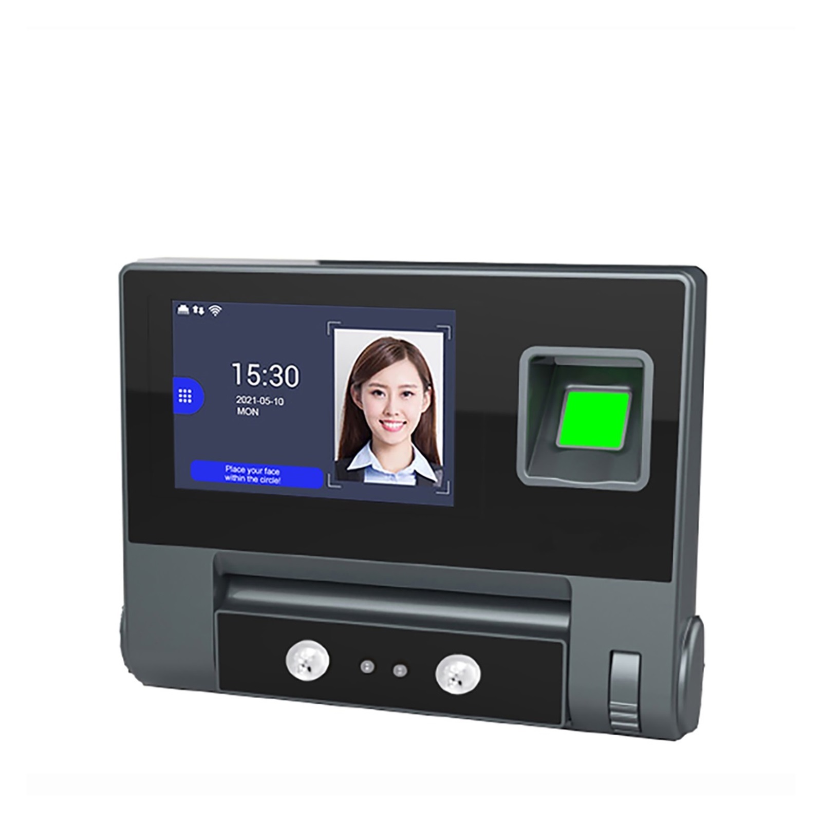 Time Clock, Face Time Attendance And Access Control Empolyee Time Record System Tcp/ip Face And ...