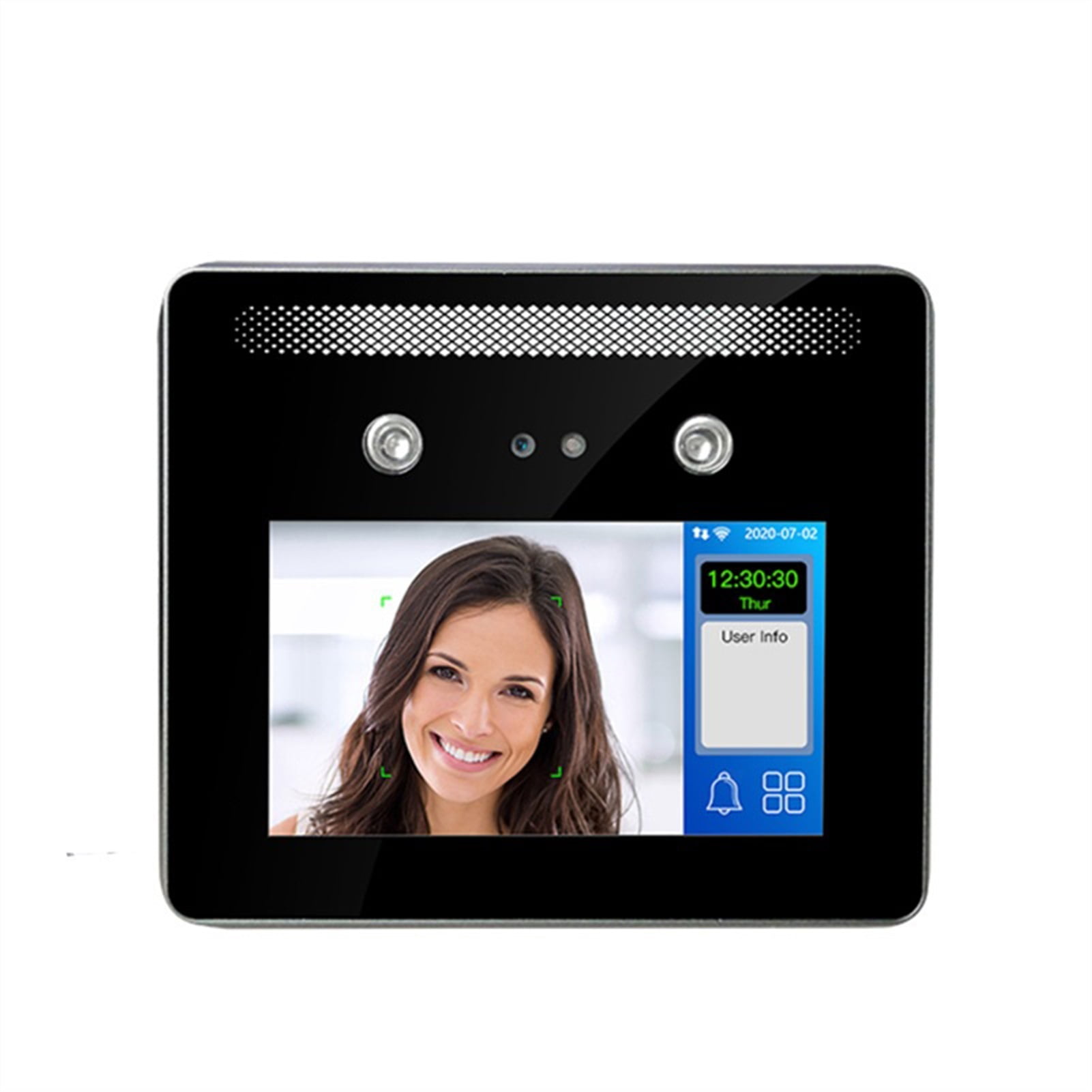 Time Clock For Employee Small Businesses Free Software TCP/IP 3D Face ...