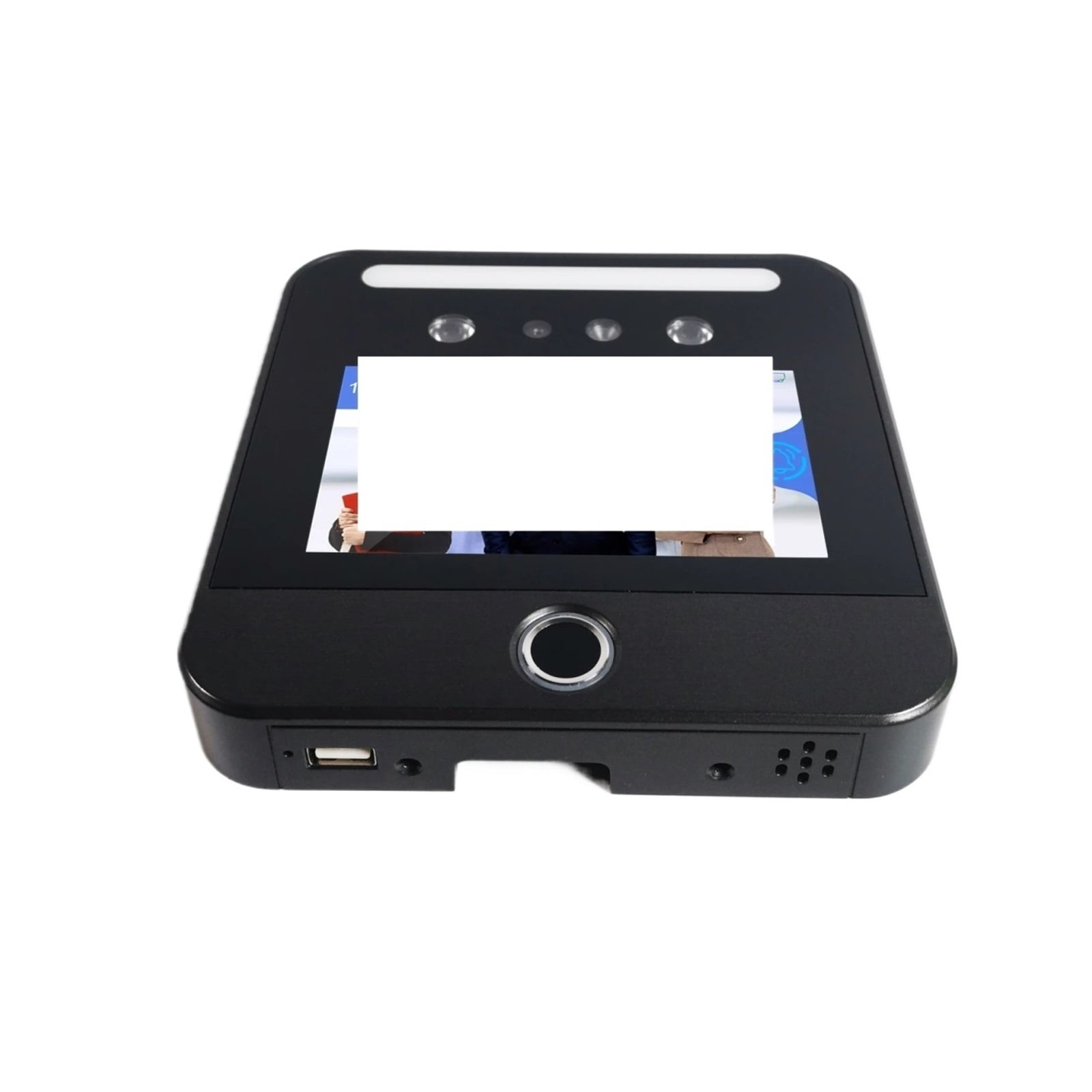 Time Clock,Large Capacity Face Fingerprint QR Code Card Recognition ...