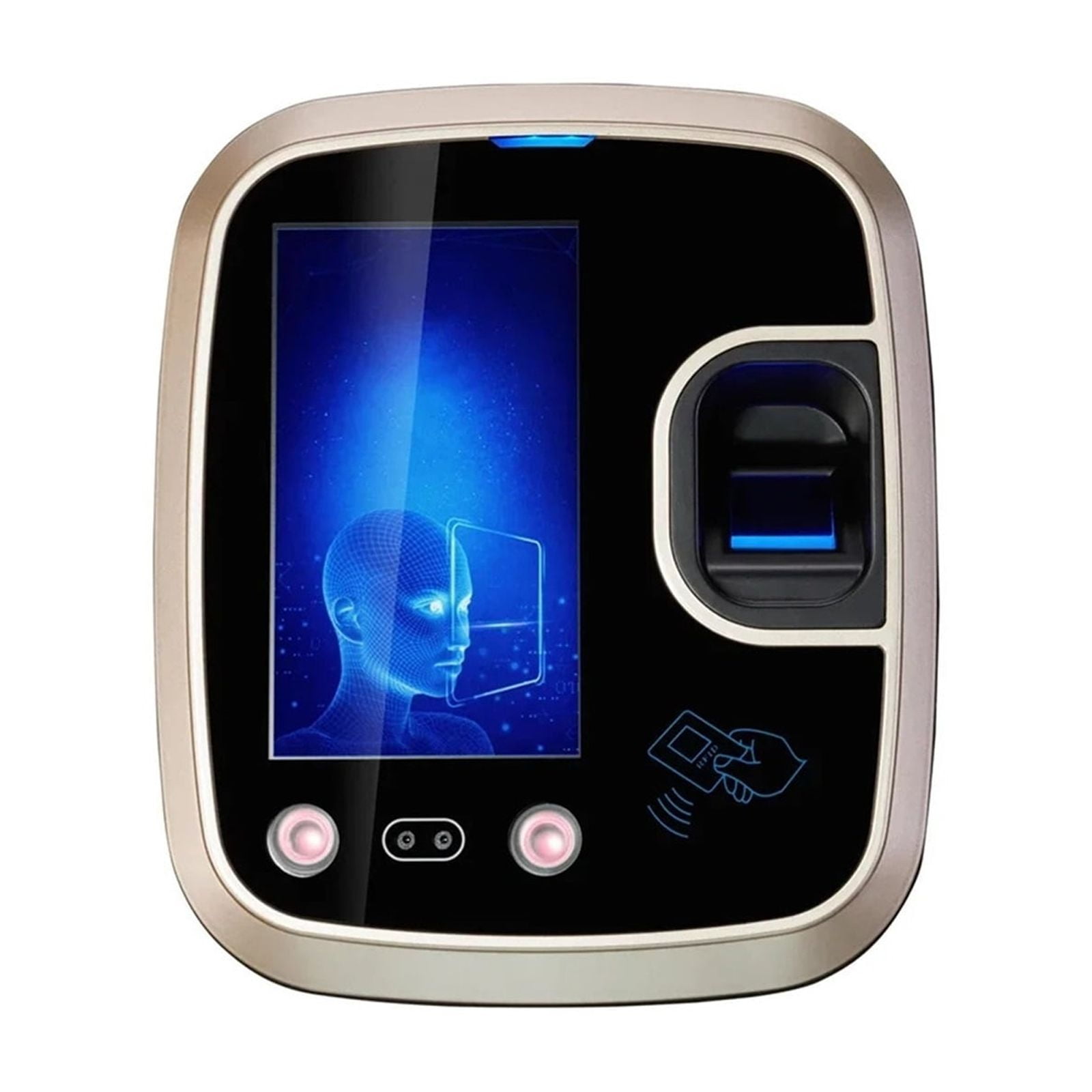 Time Clock Professional Biometric Face Recognition Attendance Machine ...