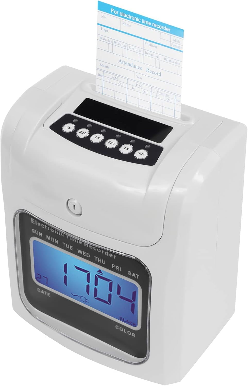 Time Clock Punch Machine, Time Clocks for Small Business with 50 Time ...