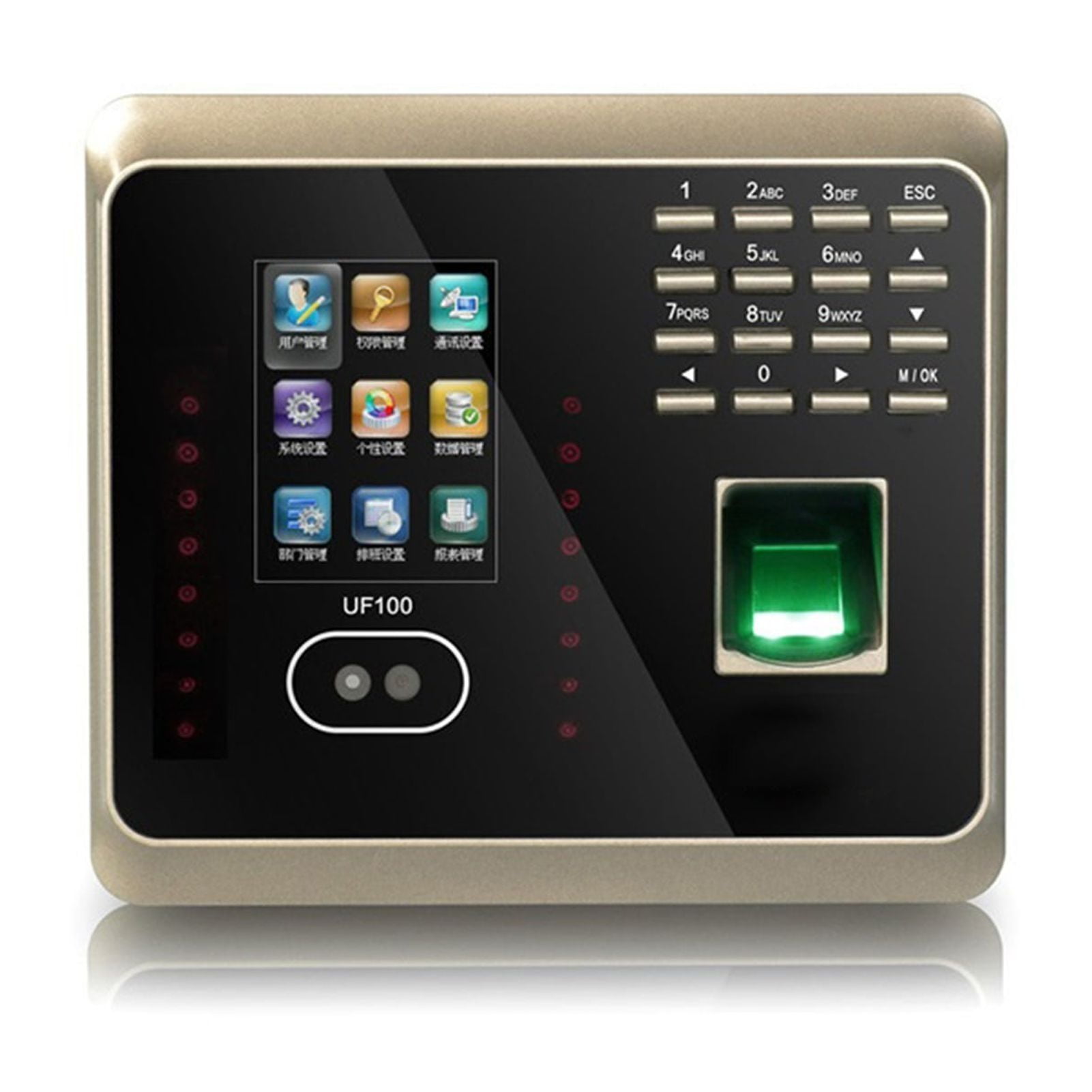 Time Clock UF100plus Face Fingerprint Attendance Machine WIFI Biometric ...