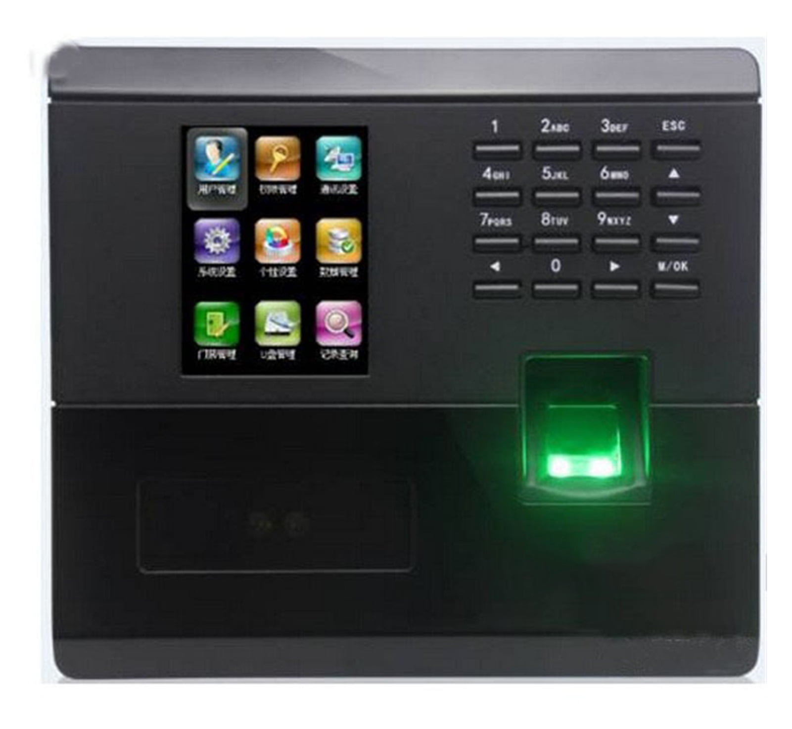 Time Clock UF200 Facial Recognition Attendance Machine Biometric Punch ...